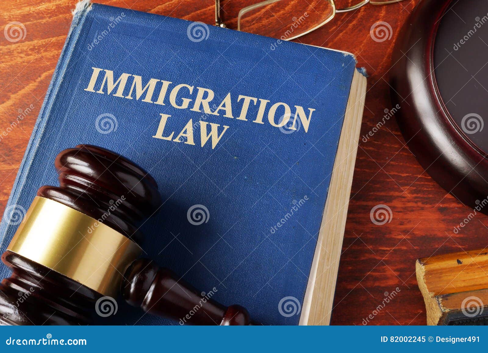 Book with Title Immigration Law Stock Image - Image of legal ...