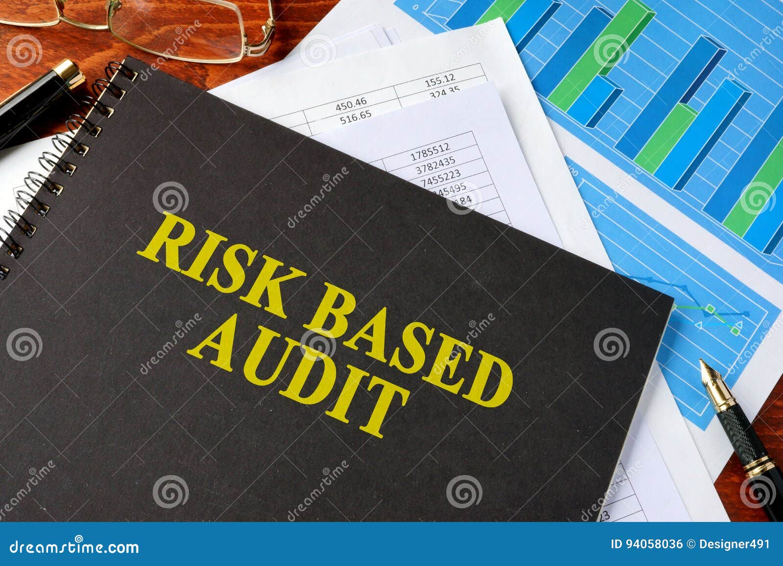 Book with Title Risk Based Audit. Stock Photo - Image of assurance ...