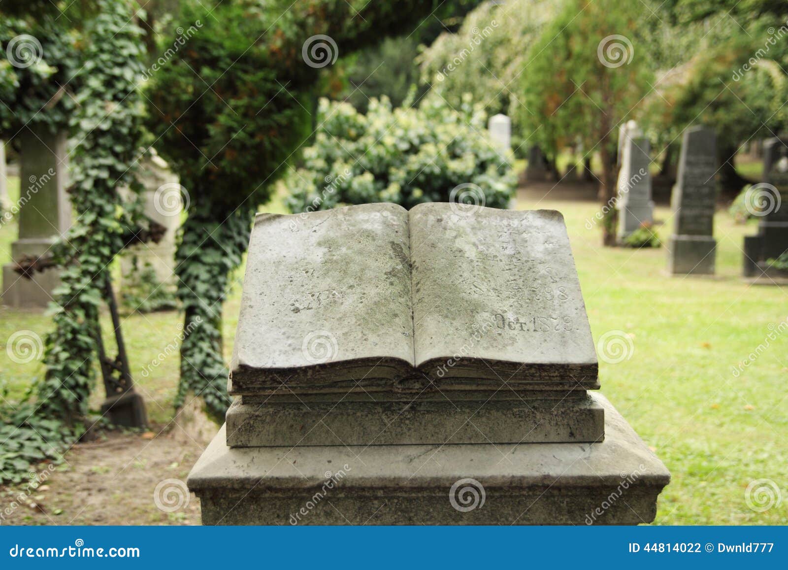 Book tombstone stock photo. Image of memory, shape, cemetery - 44814022