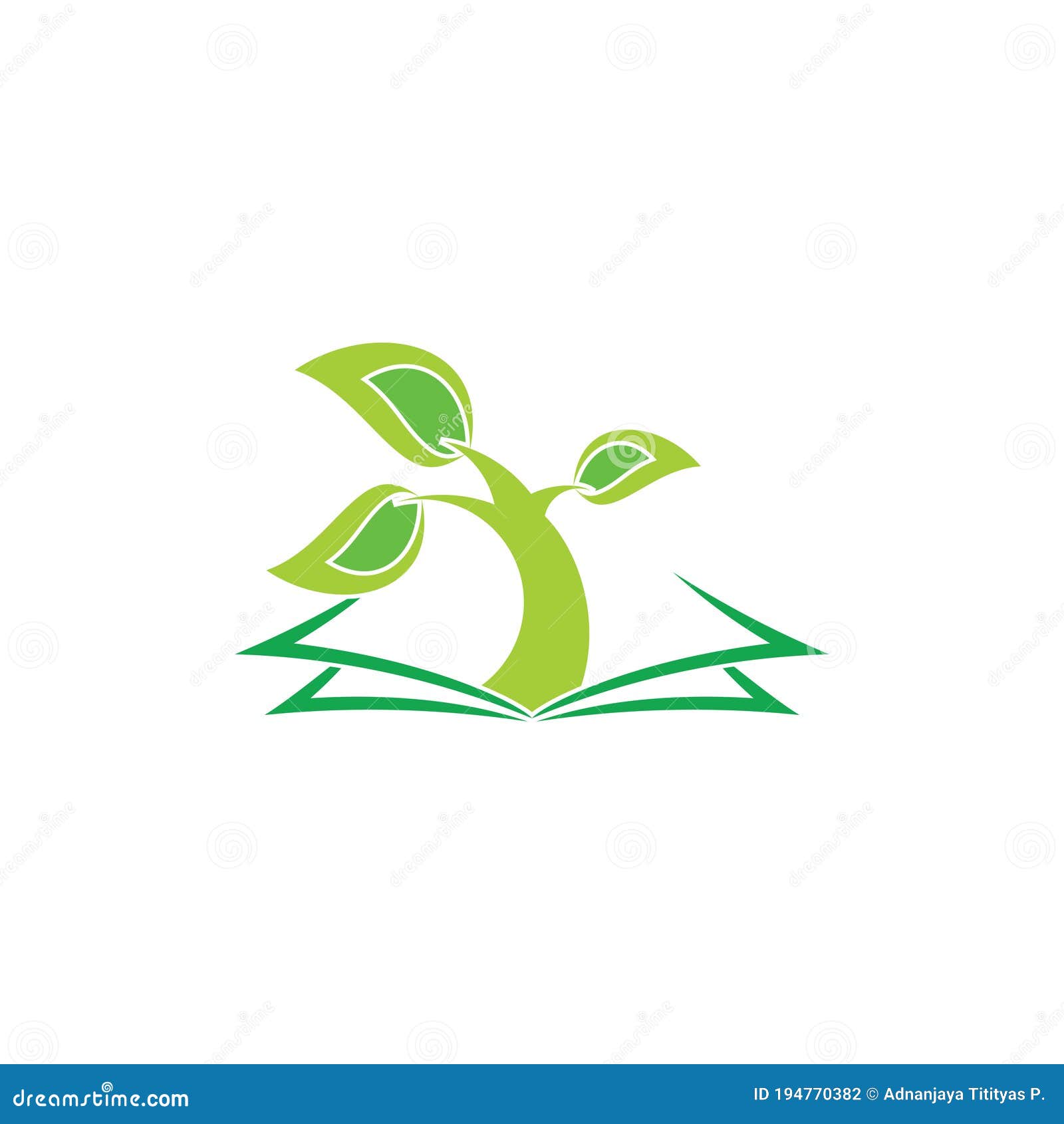 Book of Tree Biology Education Symbol Vector Stock Vector ...