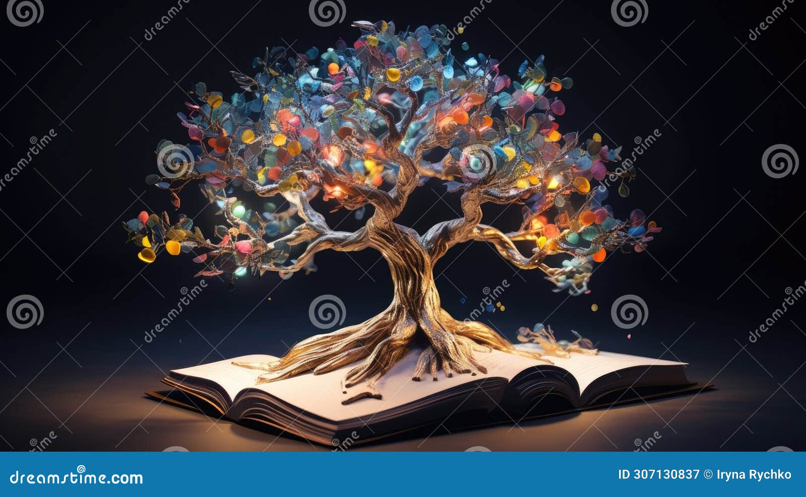 Book Tree, Tree of Knowledge Stock Image - Image of university, design: 307130837