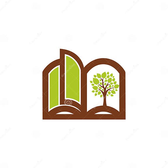 Book tree logo stock vector. Illustration of abstract - 124741317