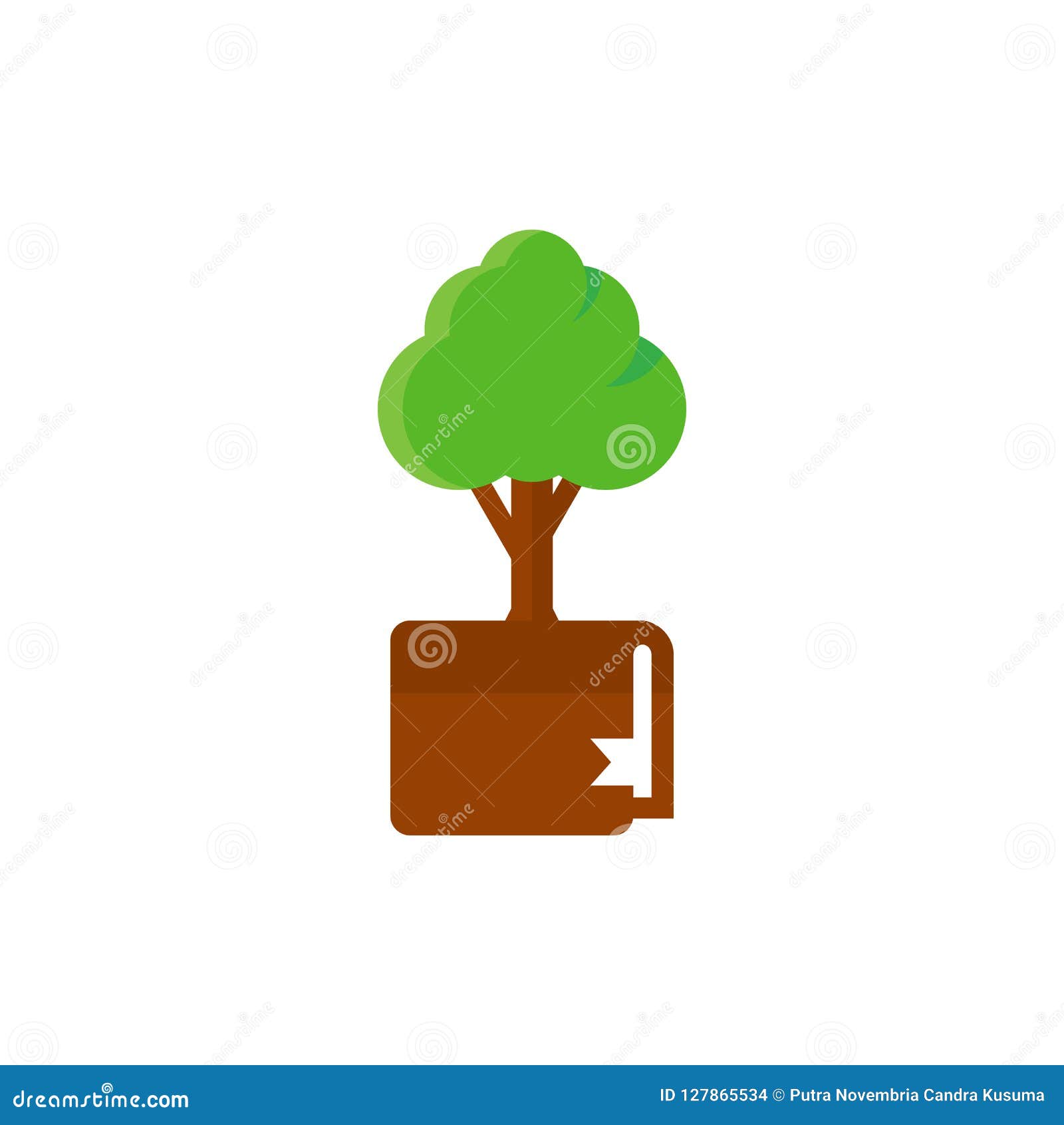 Book Tree Logo Icon Design stock vector. Illustration of modern - 127865534