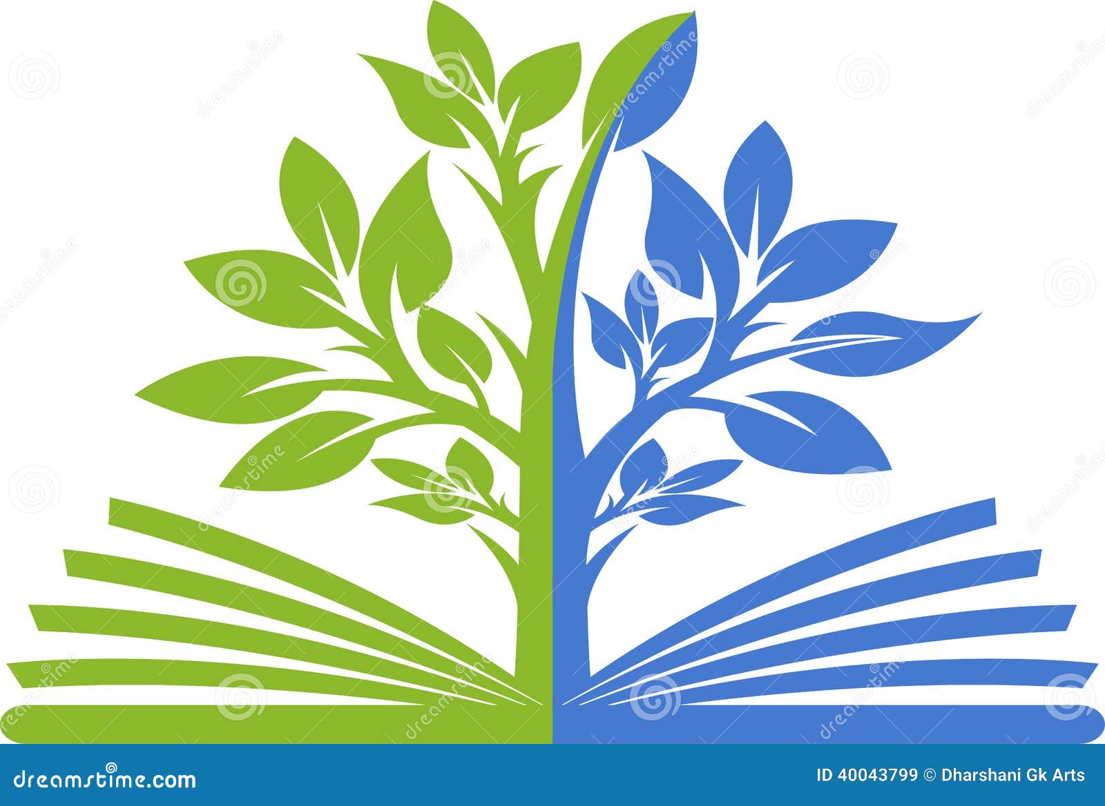 Book tree logo stock vector. Illustration of element - 40043799