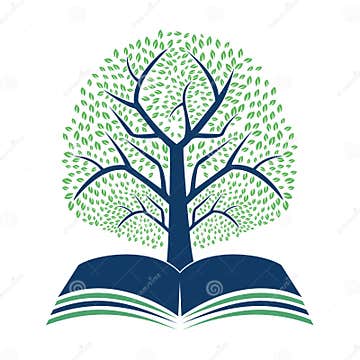 Book Tree Vector Template Design. Stock Vector - Illustration of ...