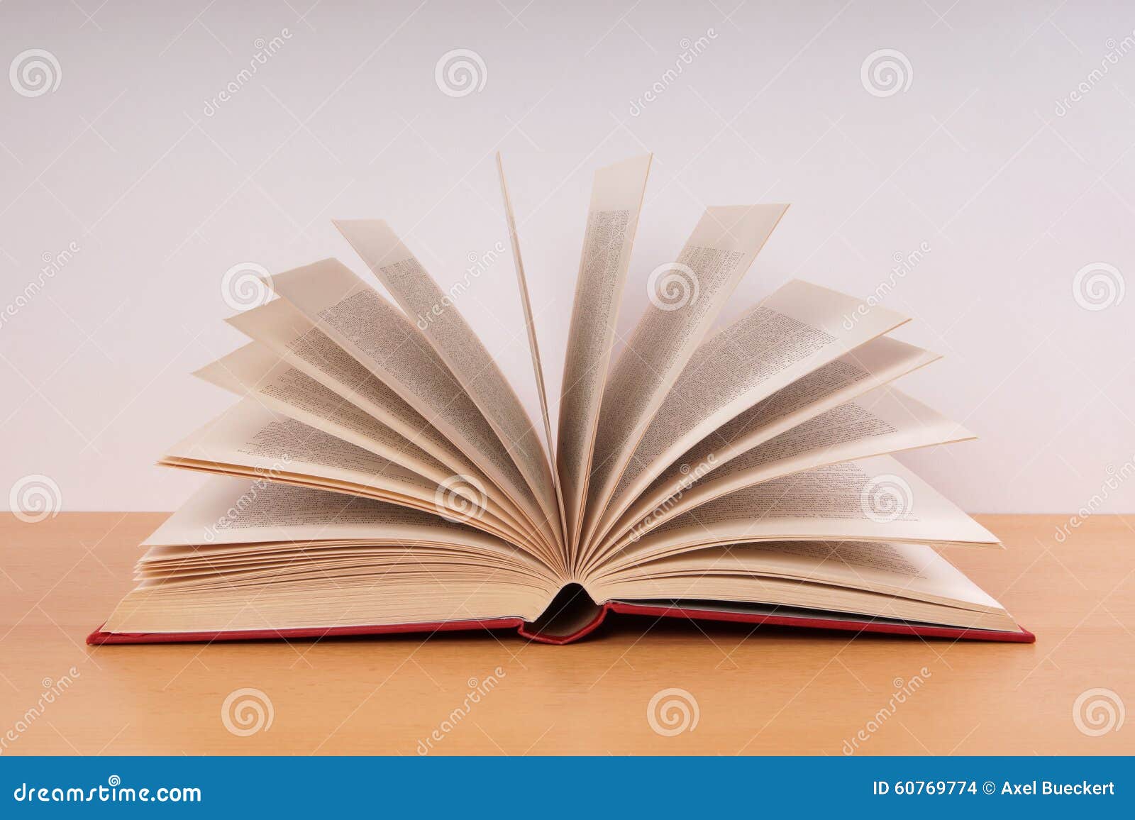 Book with turning pages stock photo. Image of information - 60769774