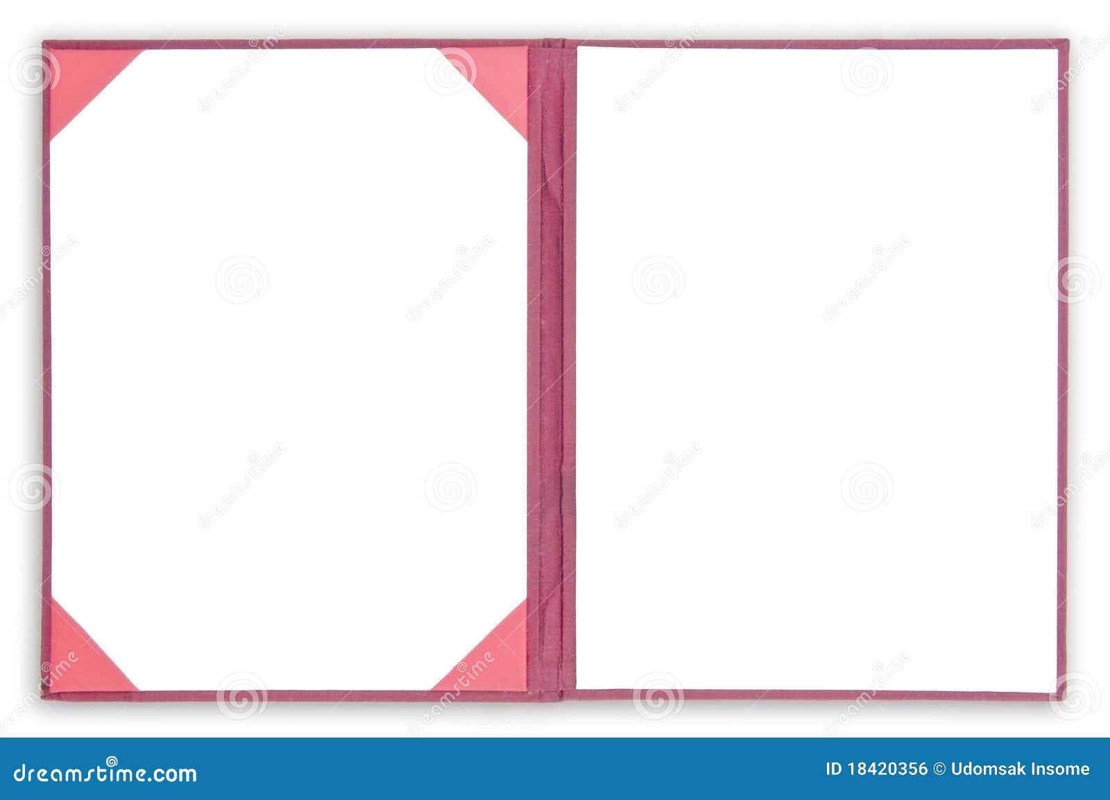 Open Book Page Border