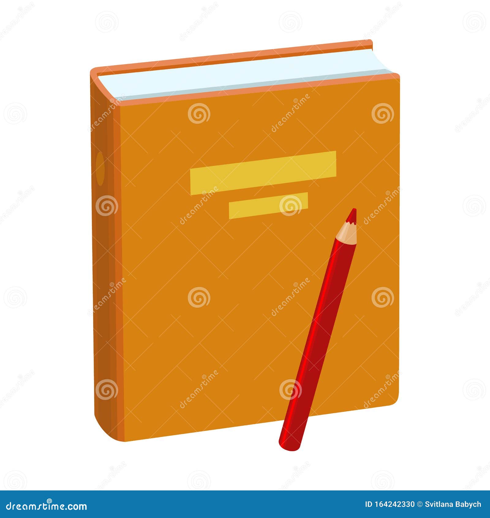 Book Vector Icon.Cartoon Vector Icon Isolated on White Background Book ...