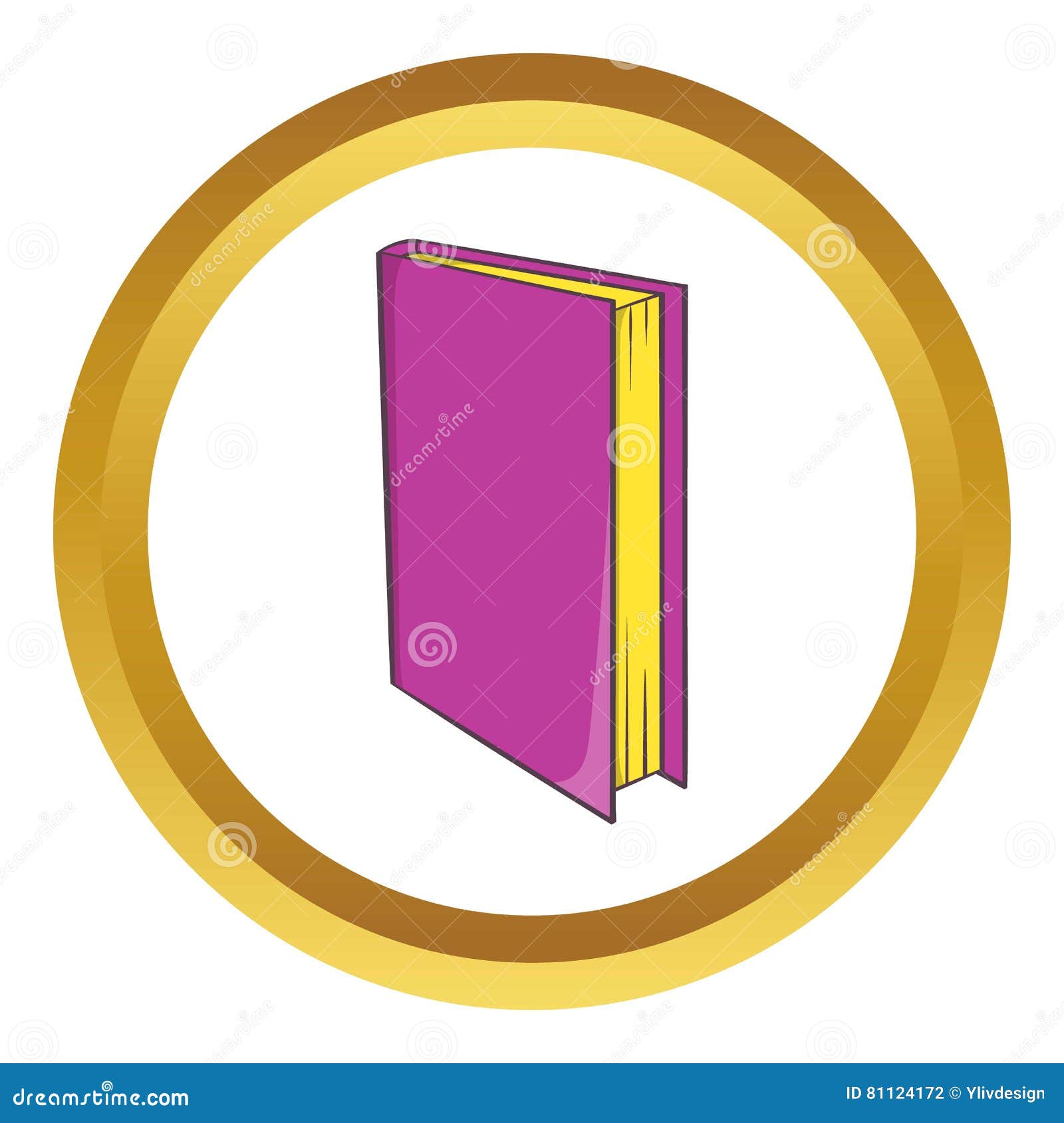 Book vector icon stock vector. Illustration of graphic - 81124172