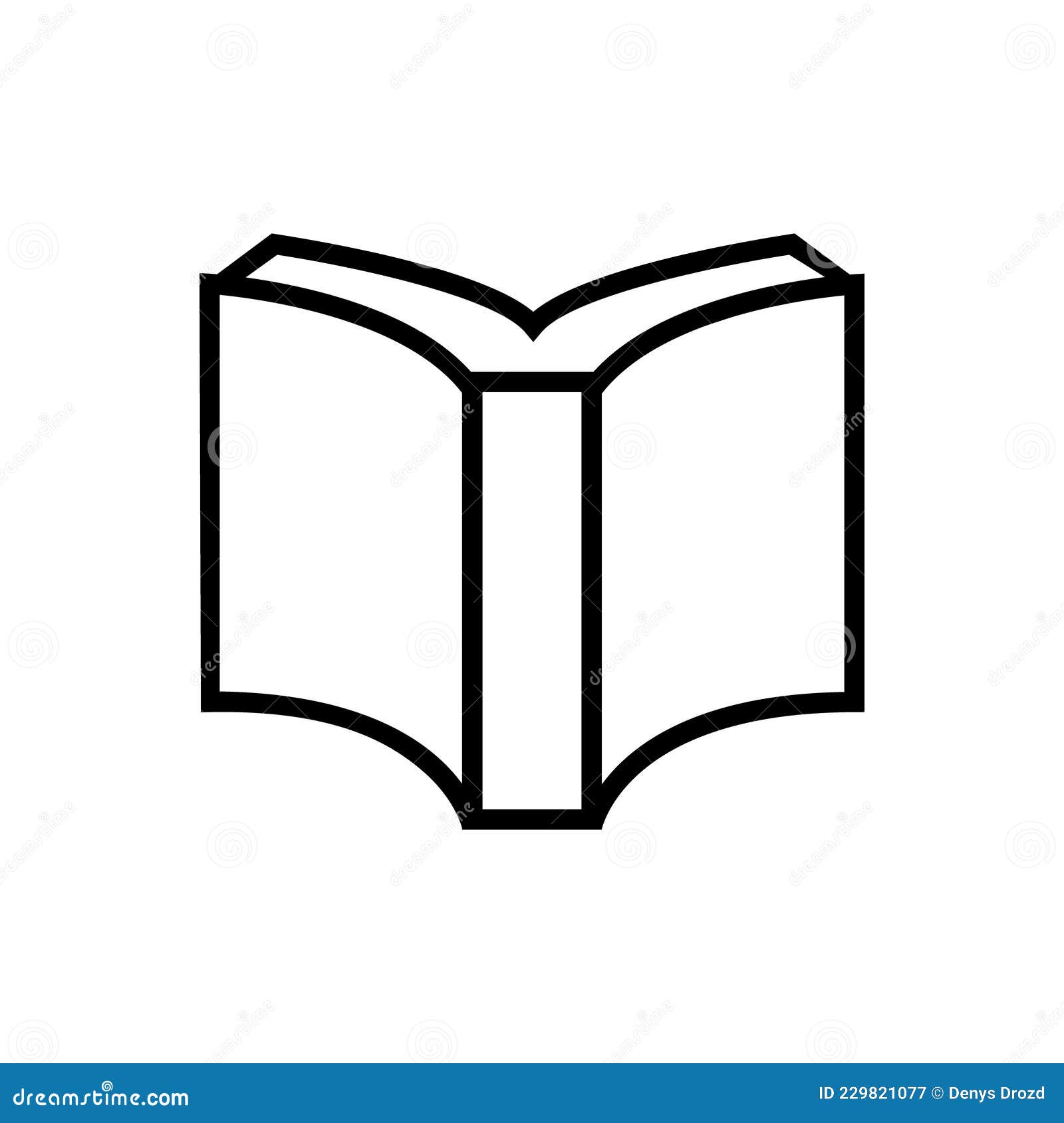 Book Vector Icon. Notebook Illustration Sign. Documents Symbol or Logo ...