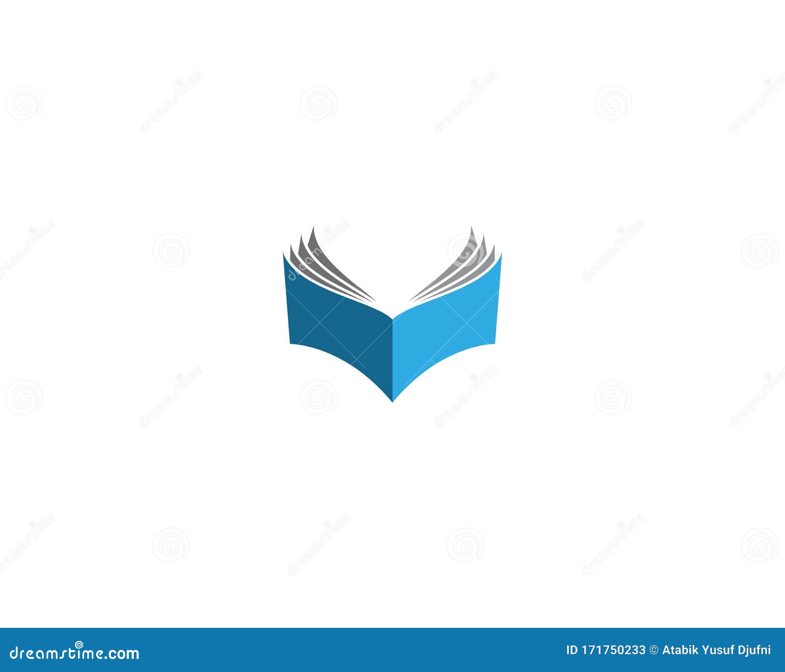 Book vector symbol icon stock vector. Illustration of learning - 171750233