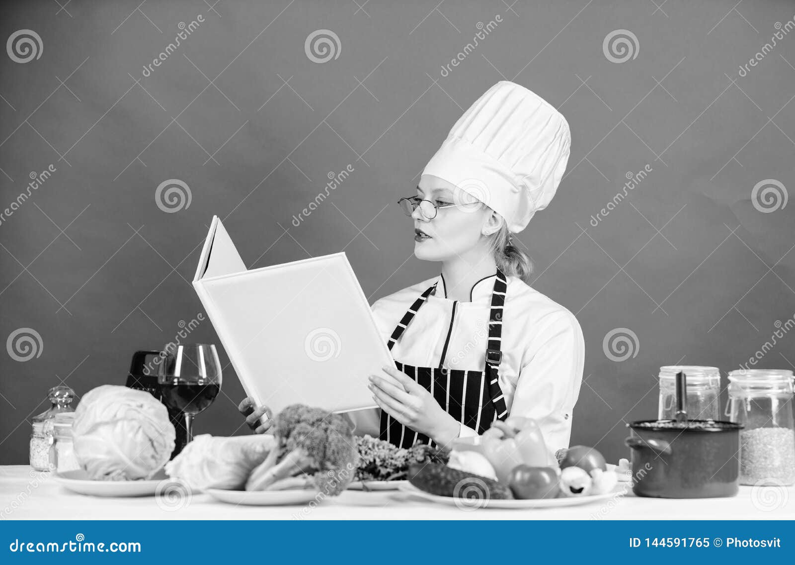 Lady Cook Wearing Apron, Holding A Wooden Spoon Royalty-Free Stock ... Lady Cook Wearing Apron, Holding A Wooden Spoon Royalty-Free Stock ...