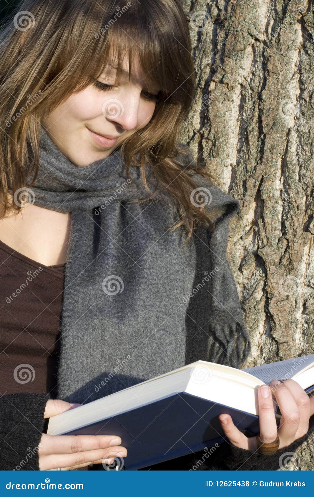 Book woman stock photo. Image of teenager, cute, college - 12625438