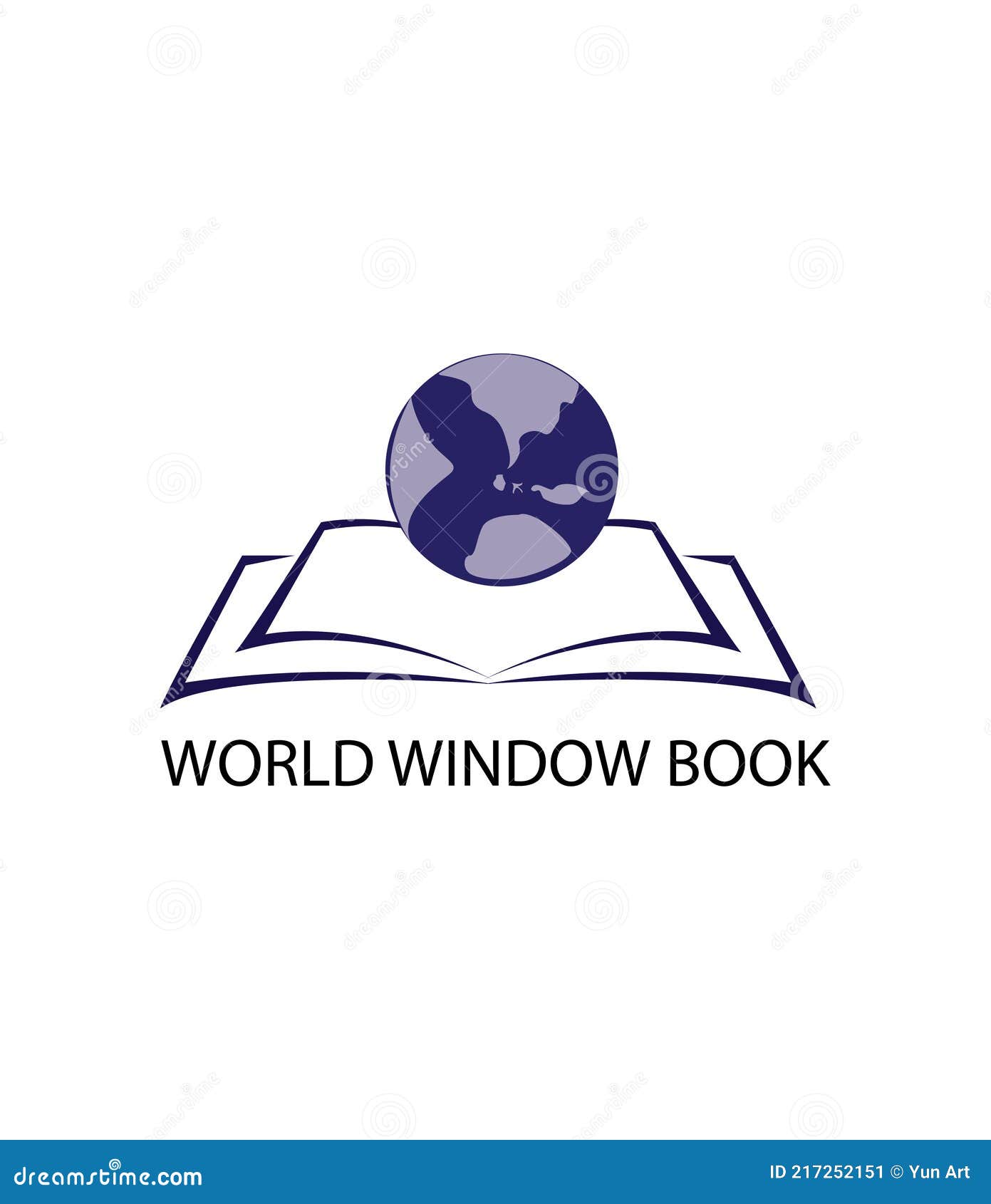 Book and world logo vector stock illustration. Illustration of vector ...