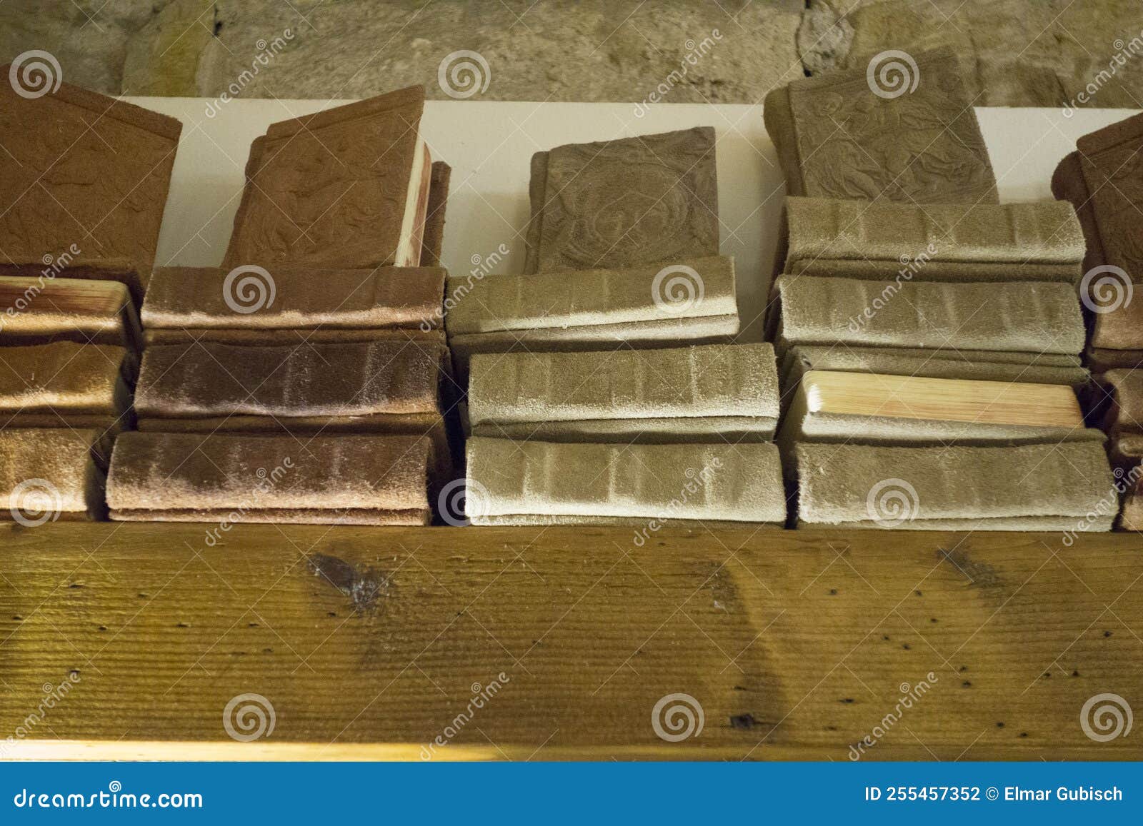 Bookbinding, the Craft of the Production of Books Stock Photo - Image ...