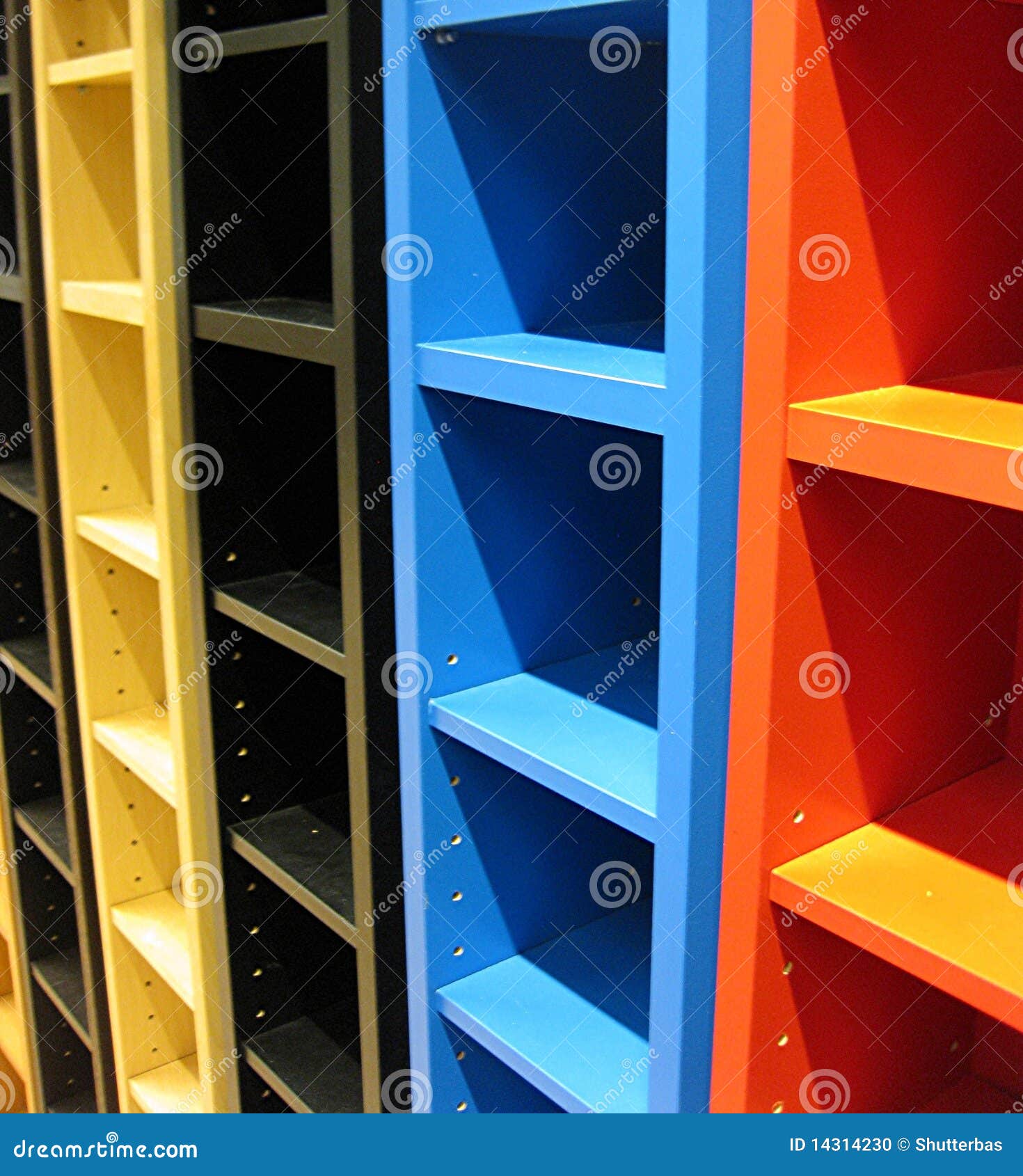Bookcase stock photo. Image of home, bright, doors, case - 14314230