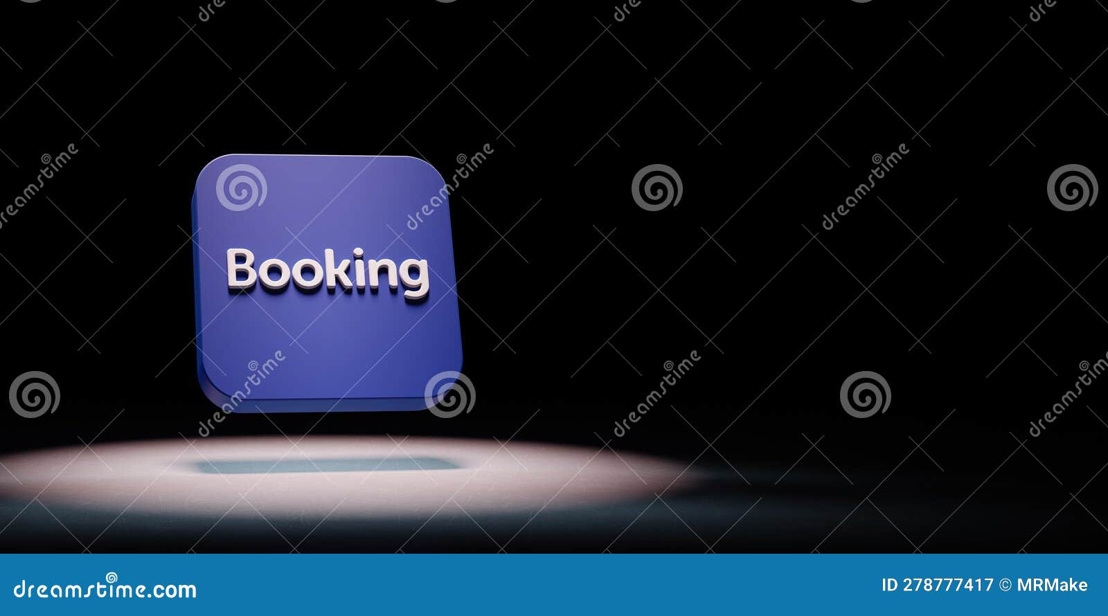 Booking App Icon Spotlighted on Black Background Editorial Photography ...