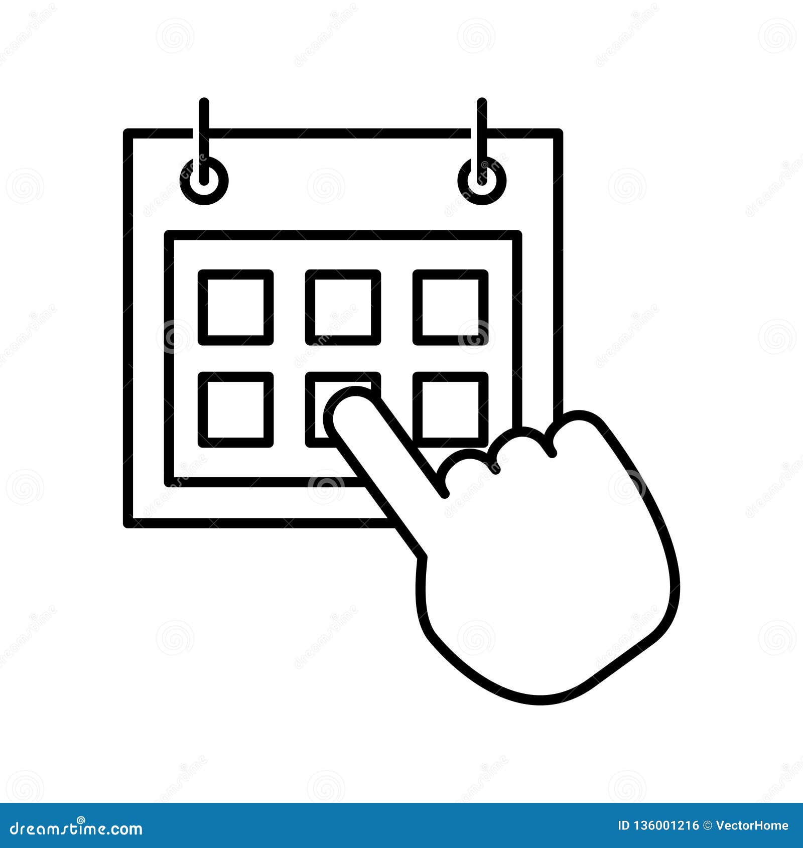 Booking Icon, Vector Illustration Stock Vector - Illustration of ...