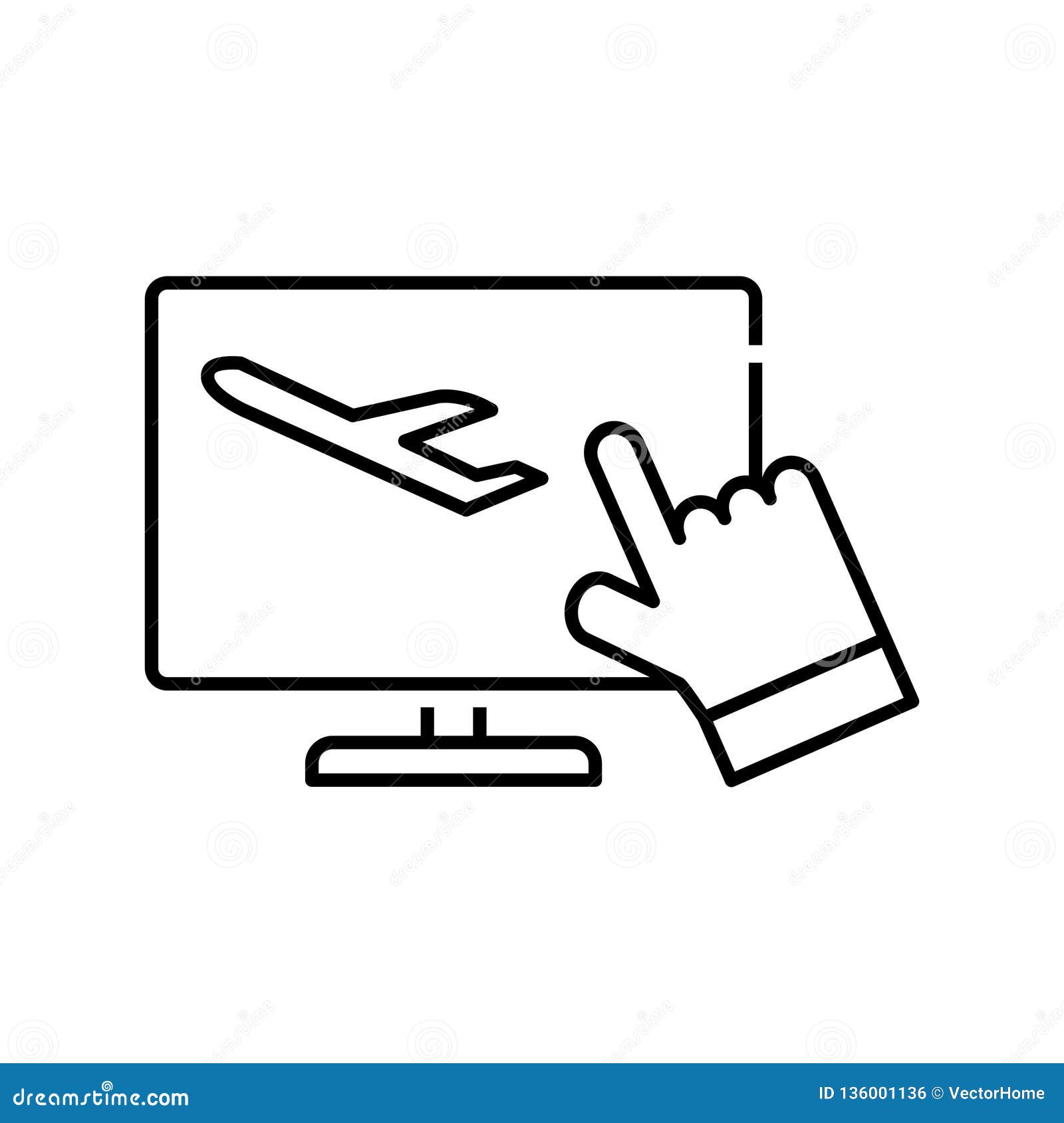 Booking Icon, Vector Illustration Stock Vector - Illustration of ...