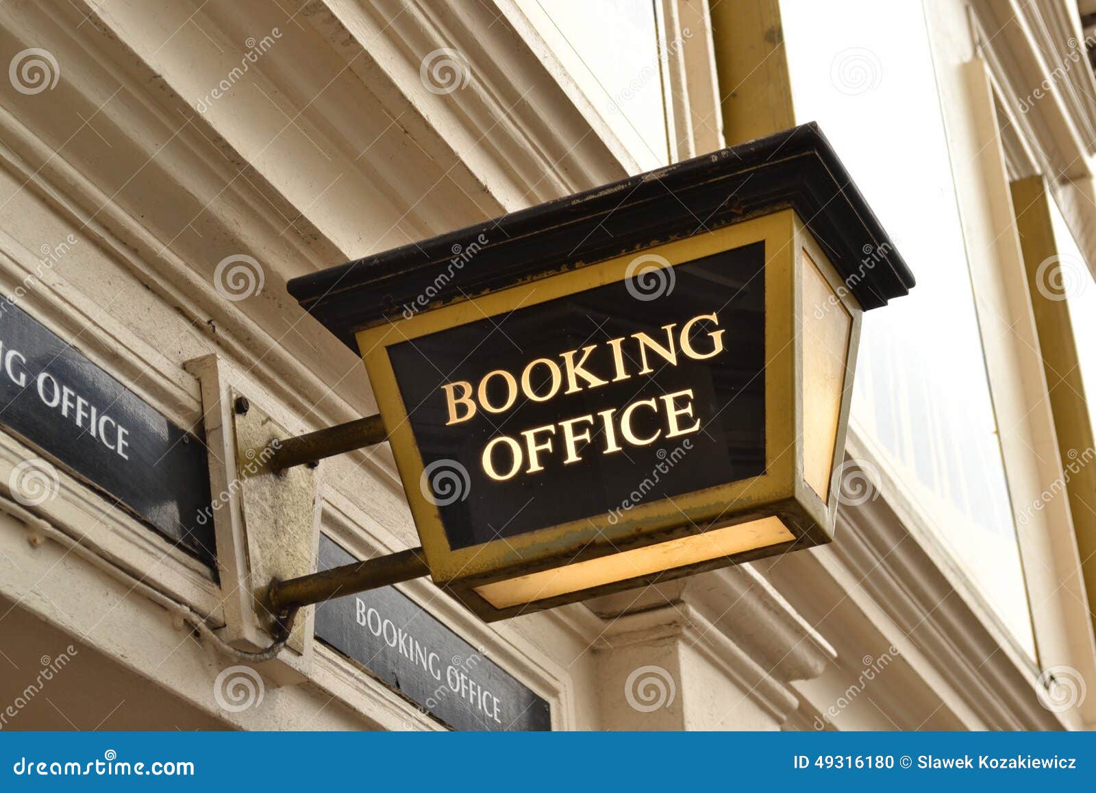 Booking office sign stock photo. Image of show, signs - 49316180