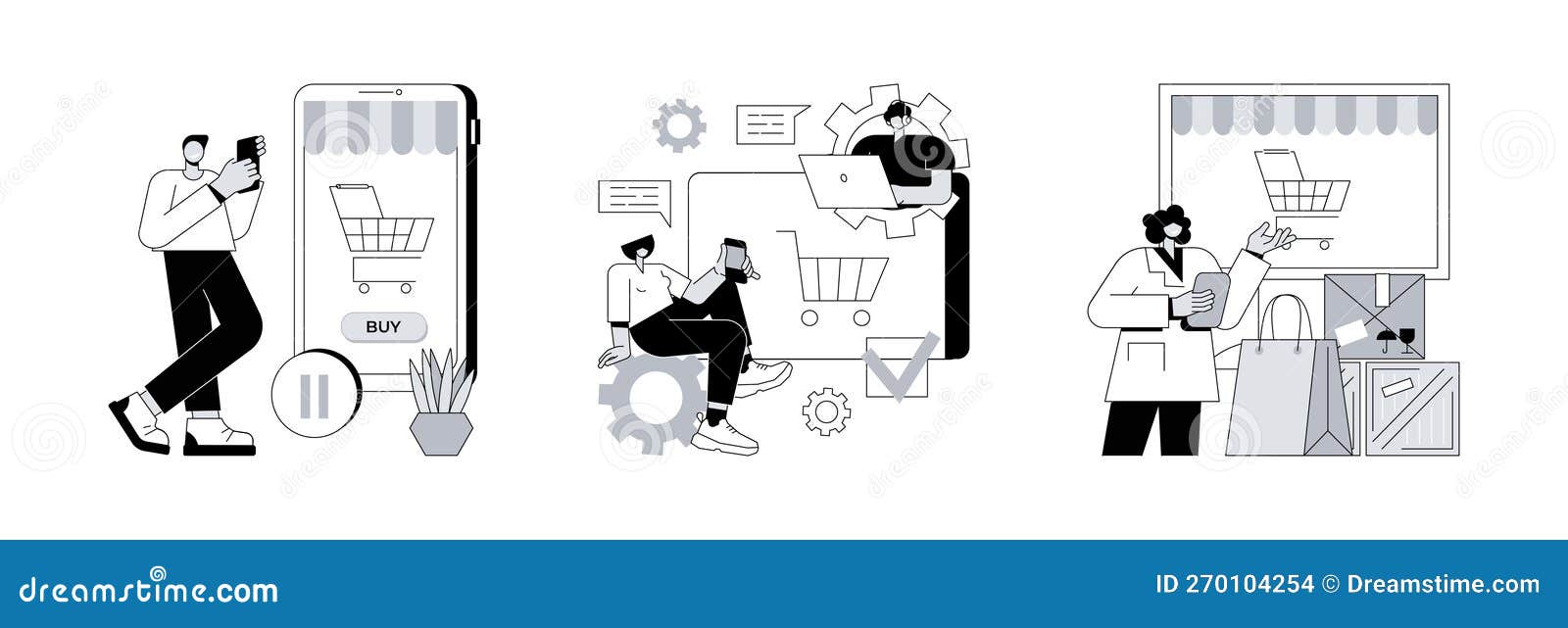 Booking Processing Abstract Concept Vector Illustrations. Stock Vector ...