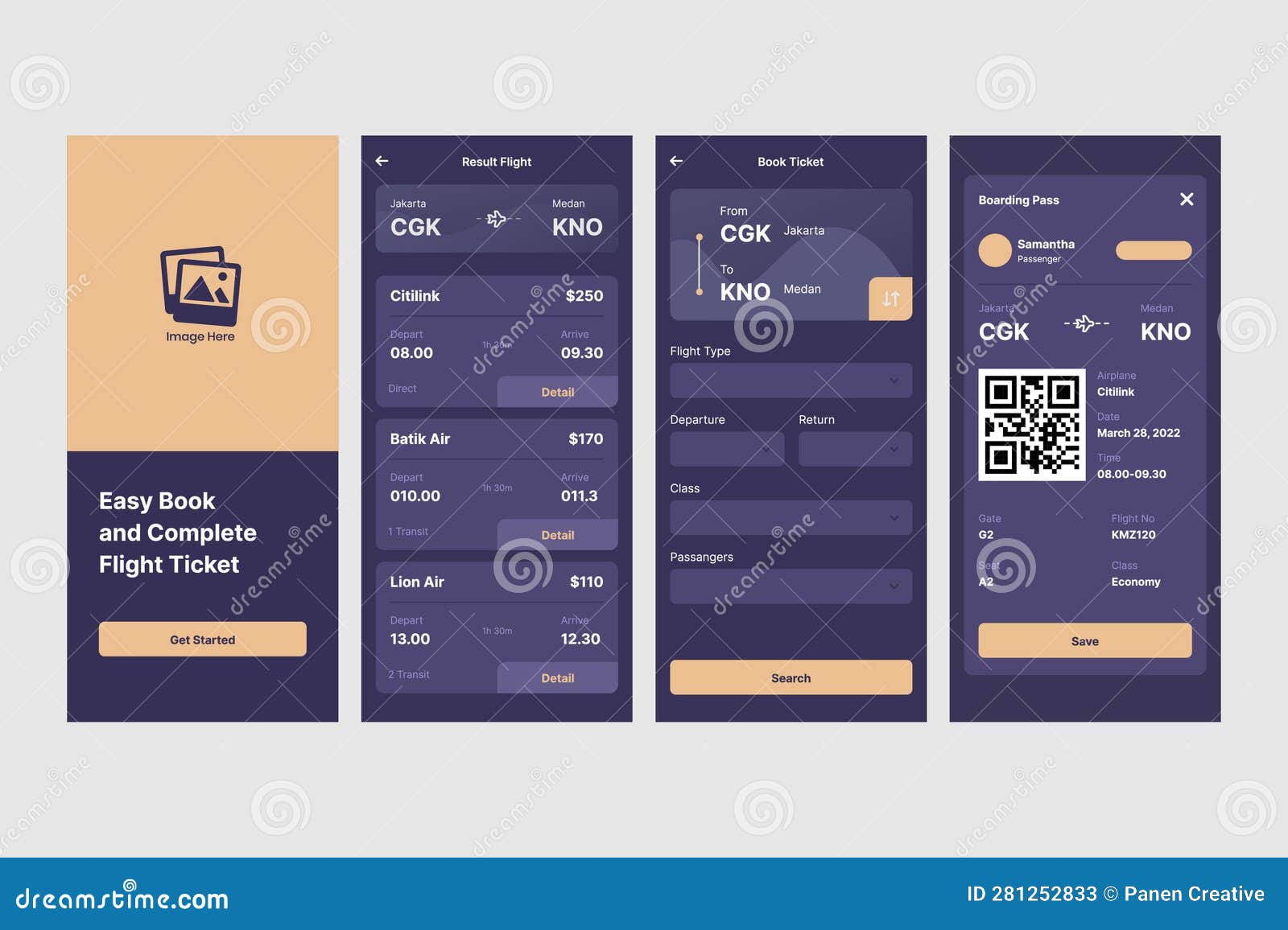 Booking Ticket App UI Design Cartoon Vector | CartoonDealer.com #281252833 Booking Ticket App UI Design Cartoon Vector | CartoonDealer.com #281252833