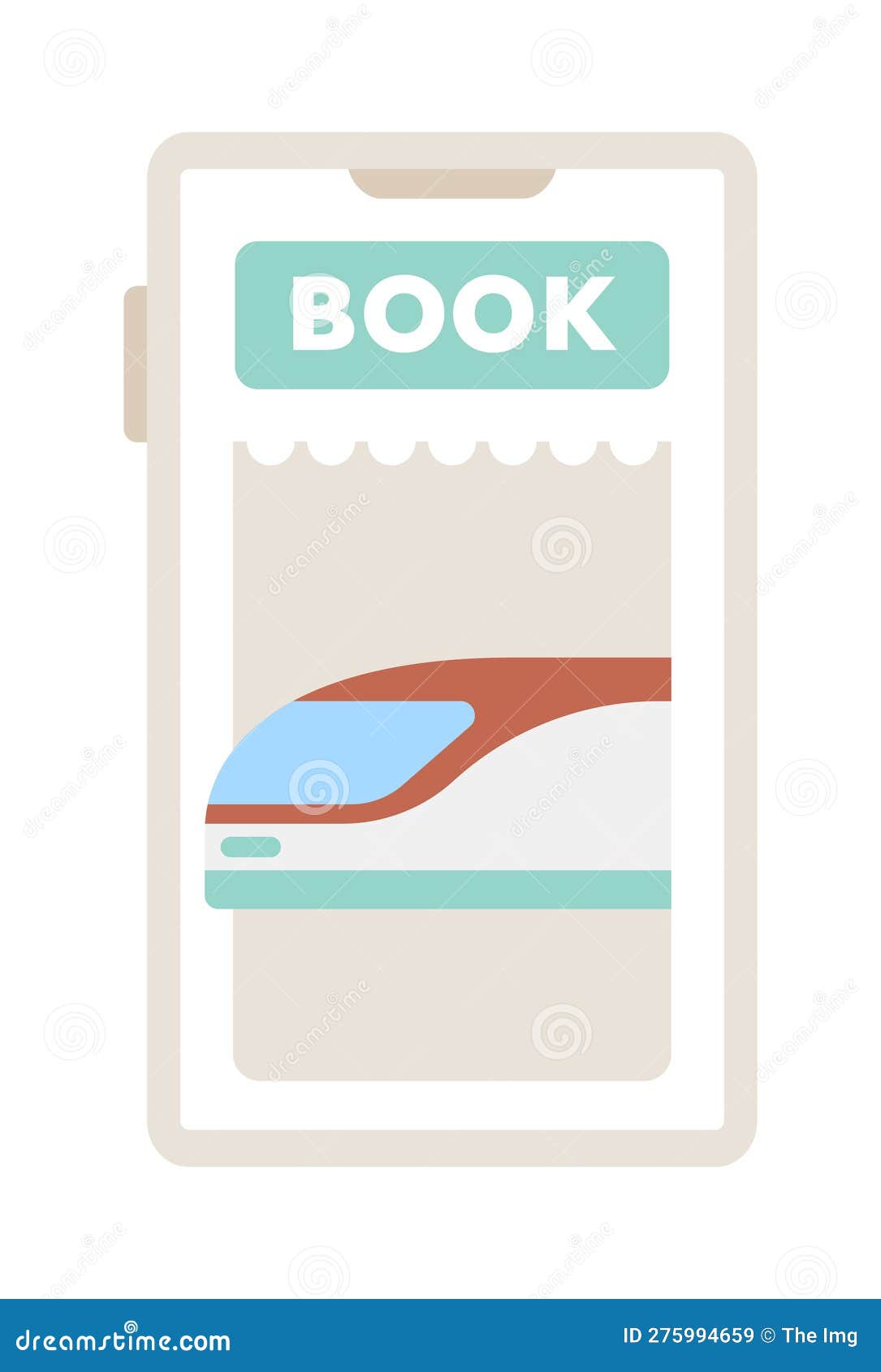 Booking Bus, Train, Plane Tickets App Flat Concept Vector Spot ...