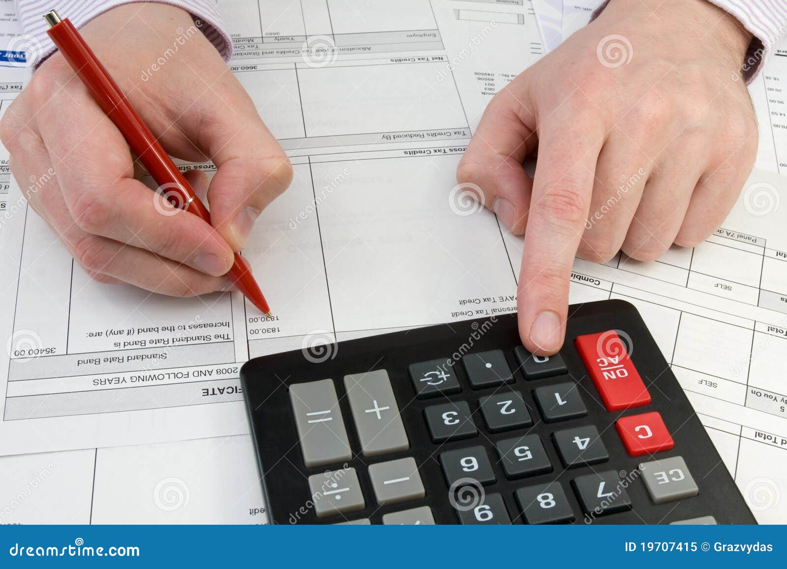 Bookkeeper stock image. Image of financial, resources - 19707415