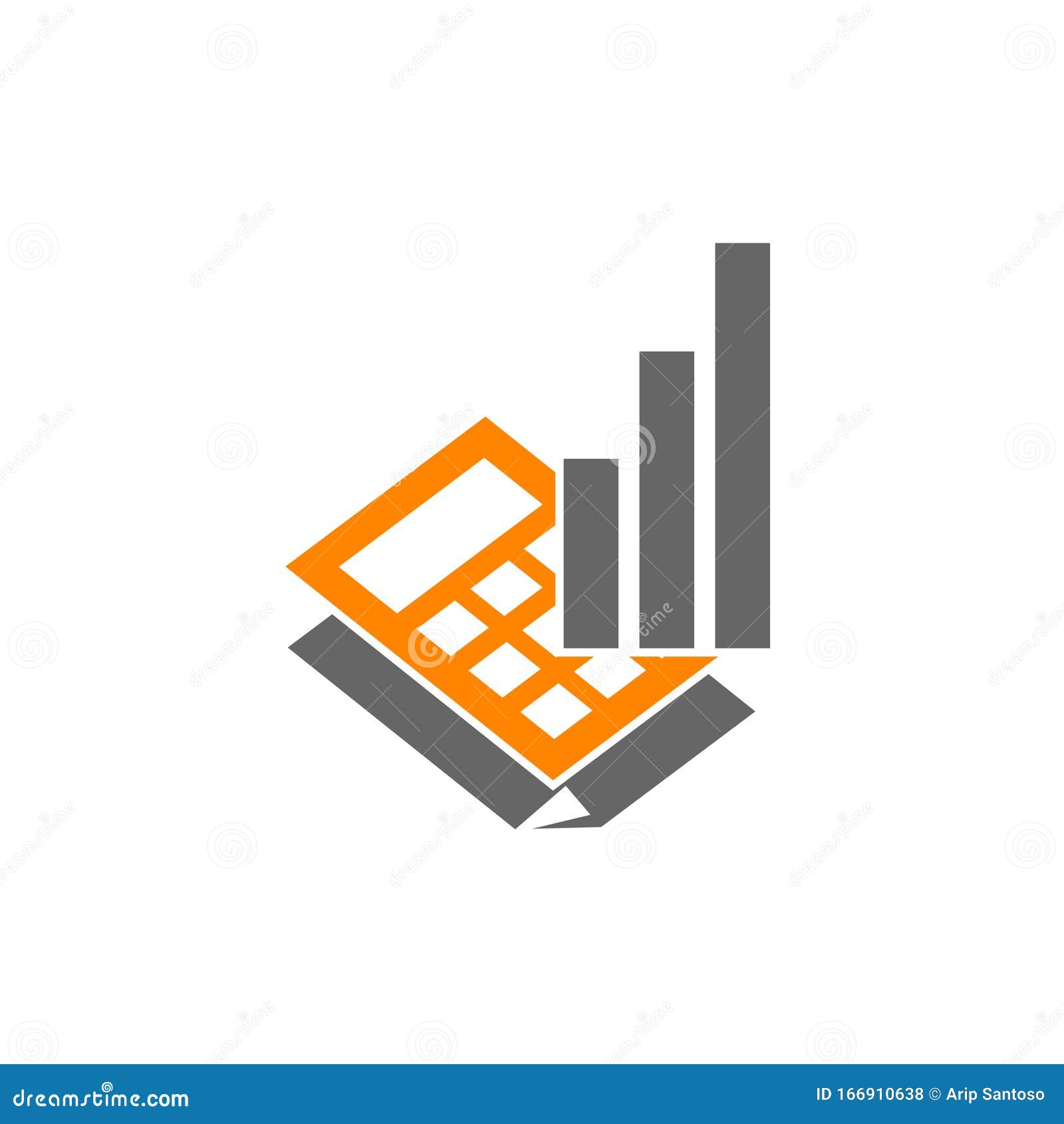 Bookkeeping Accounting Business Report Logo Design Isolated Stock ...