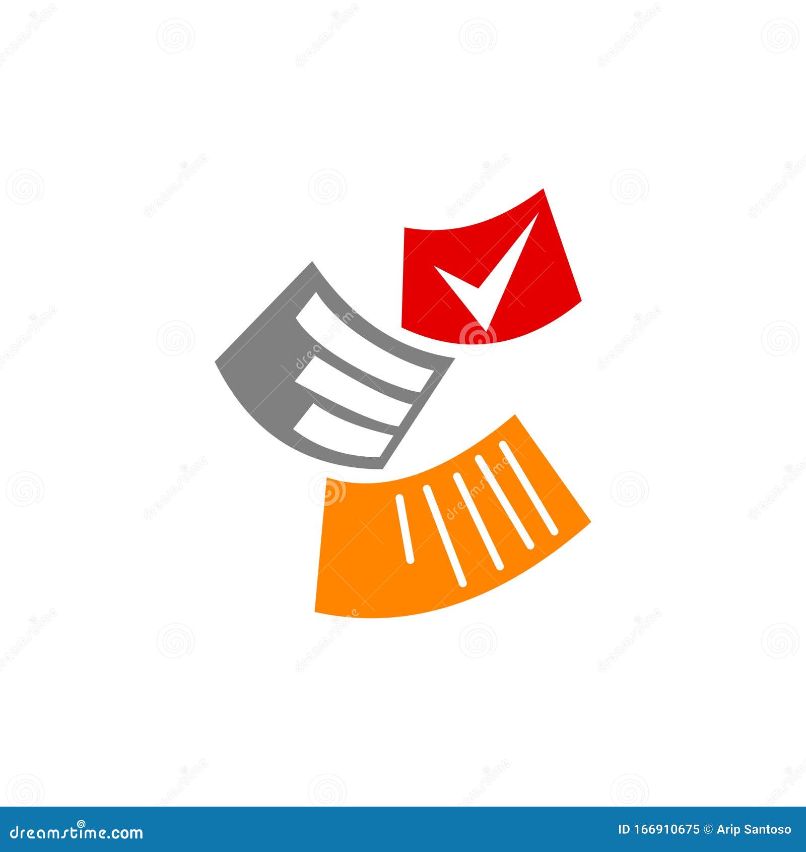 Bookkeeping Accounting Paper Report Logo Design Template Vector Stock ...