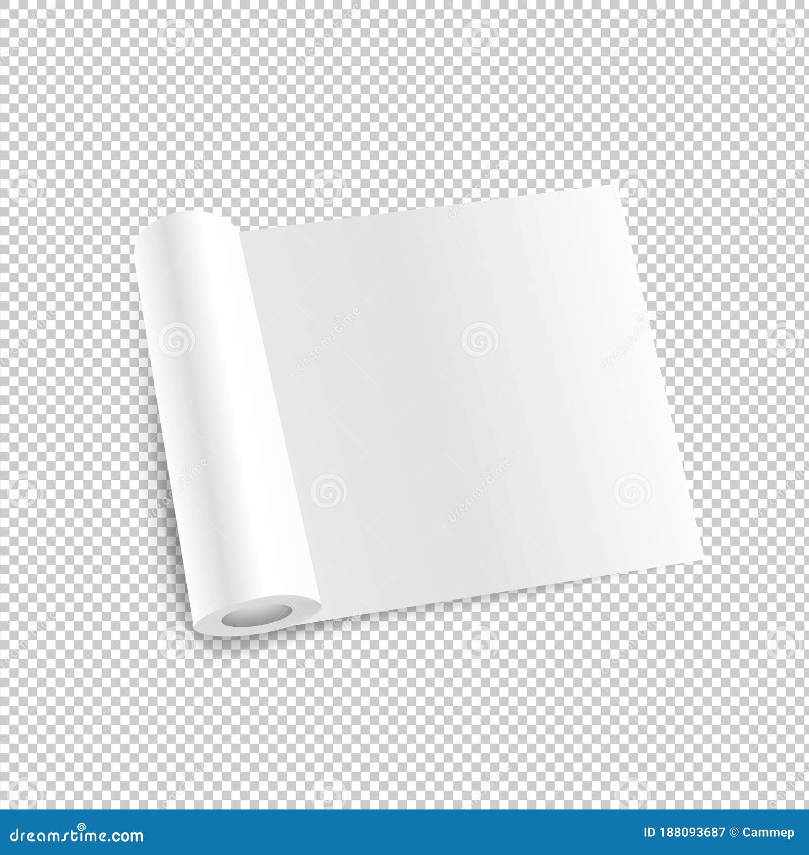 Booklet Template Mockup Isolated Transparent Background Stock Vector ...