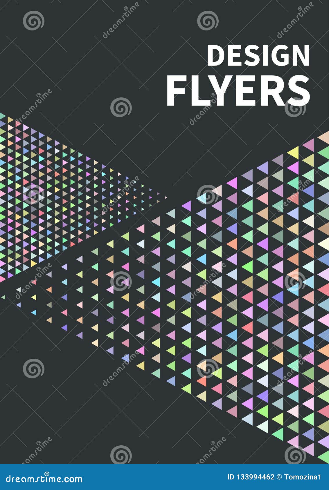 Triangular Background, Poster Stock Vector - Illustration of card ...