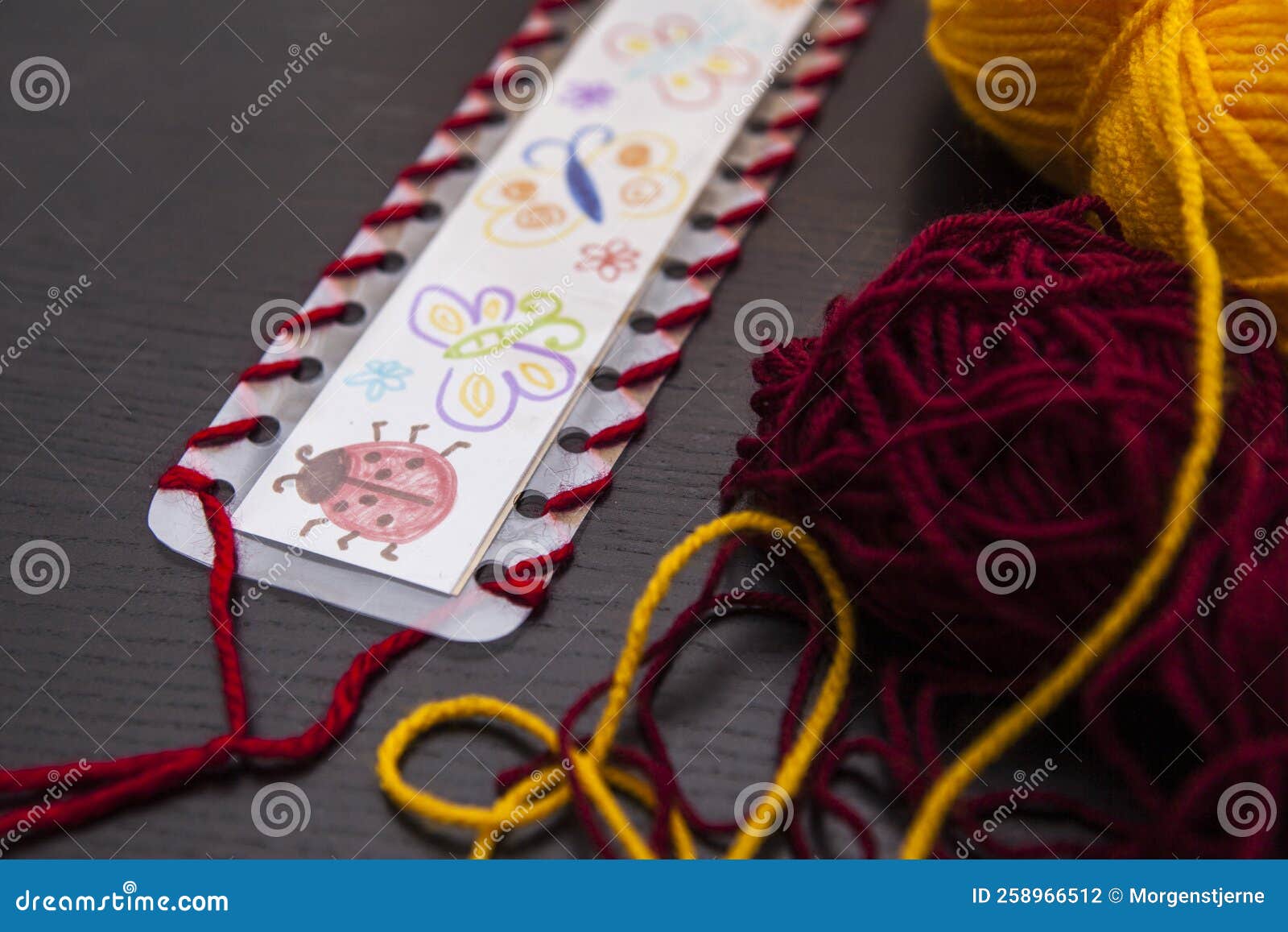 Bookmark for Books, Art and Handswork for Children with Woolen Threads ...