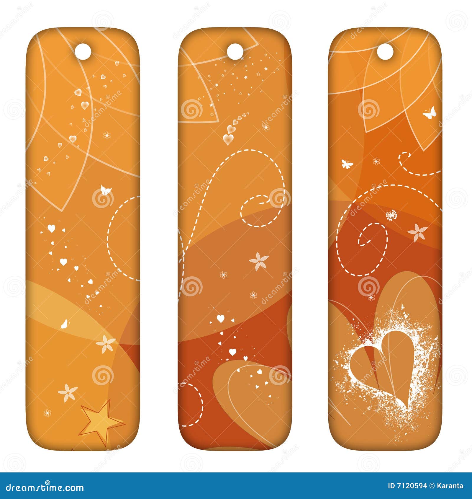 Bookmark Collection stock illustration. Illustration of beige - 7120594