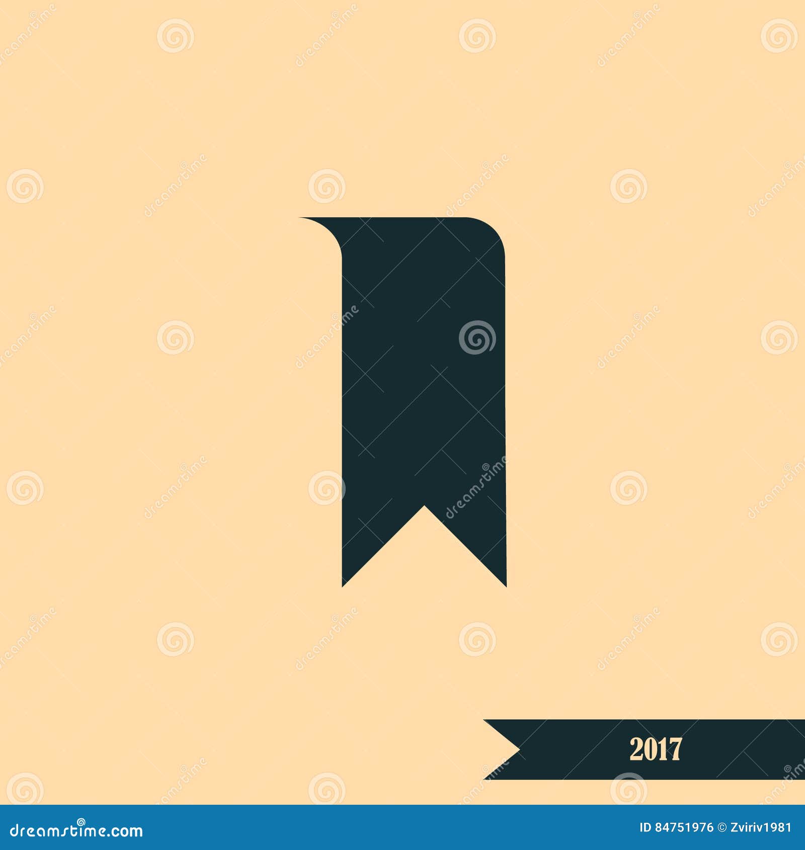 Bookmark icon stock illustration. Illustration of banner - 84751976