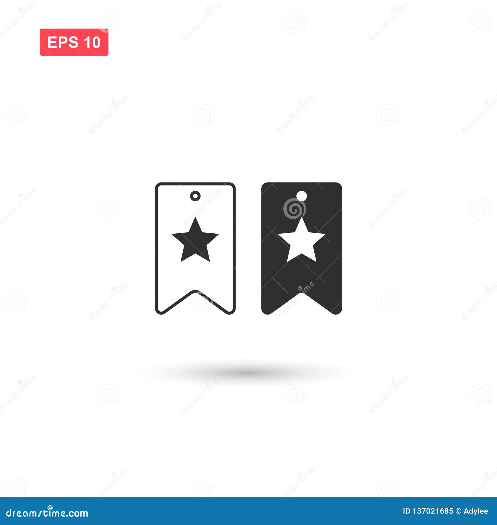 Bookmark Icon Vector Design Isolated 5 Stock Vector - Illustration of ...