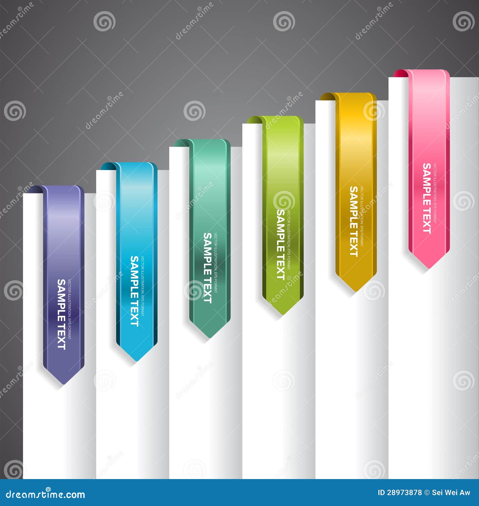 Bookmark Labels Arrow stock vector. Illustration of message - 28973878