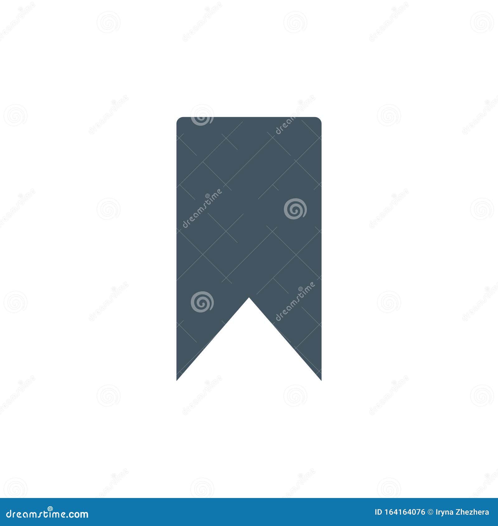 Bookmark Vector Icon. Stock Vector Illustration Isolated on White ...