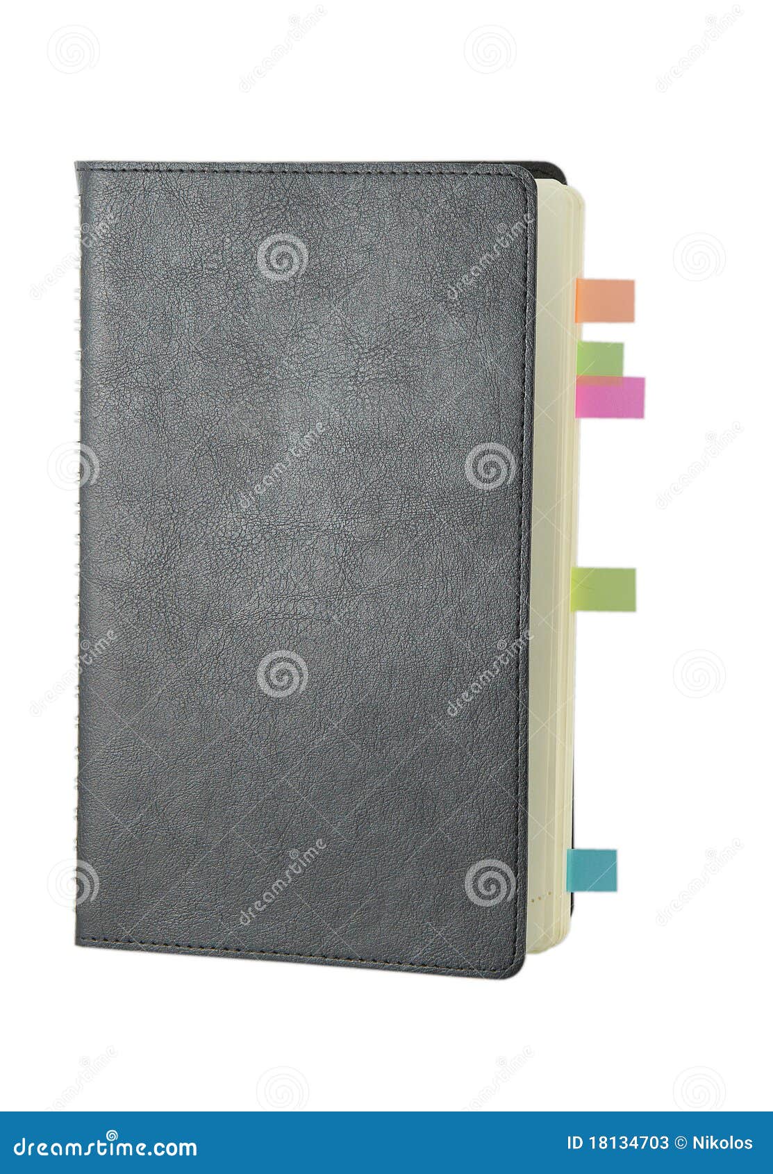 Daily with bookmarks stock image. Image of diary, personal - 18134703