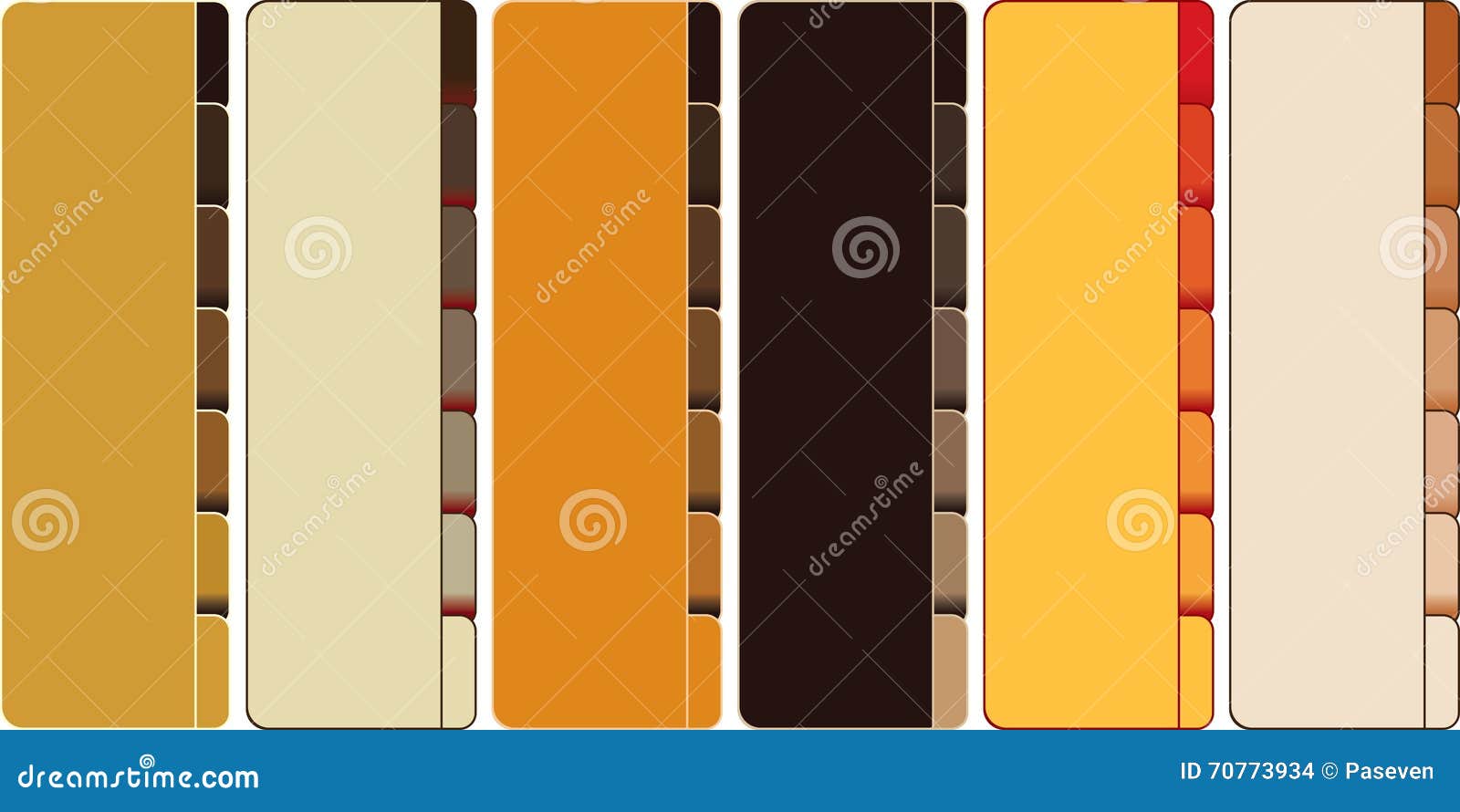 Bookmarks for web design stock vector. Illustration of isolated - 70773934