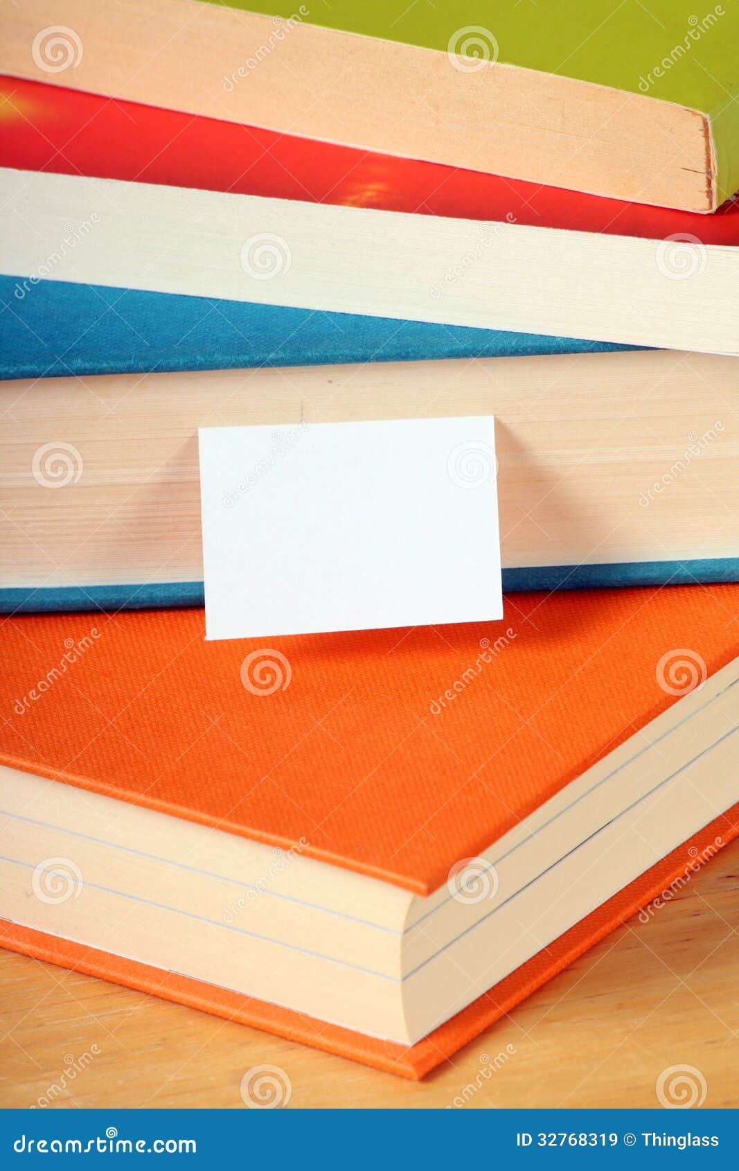 Books and Bookmark stock image. Image of paperback, text - 32768319
