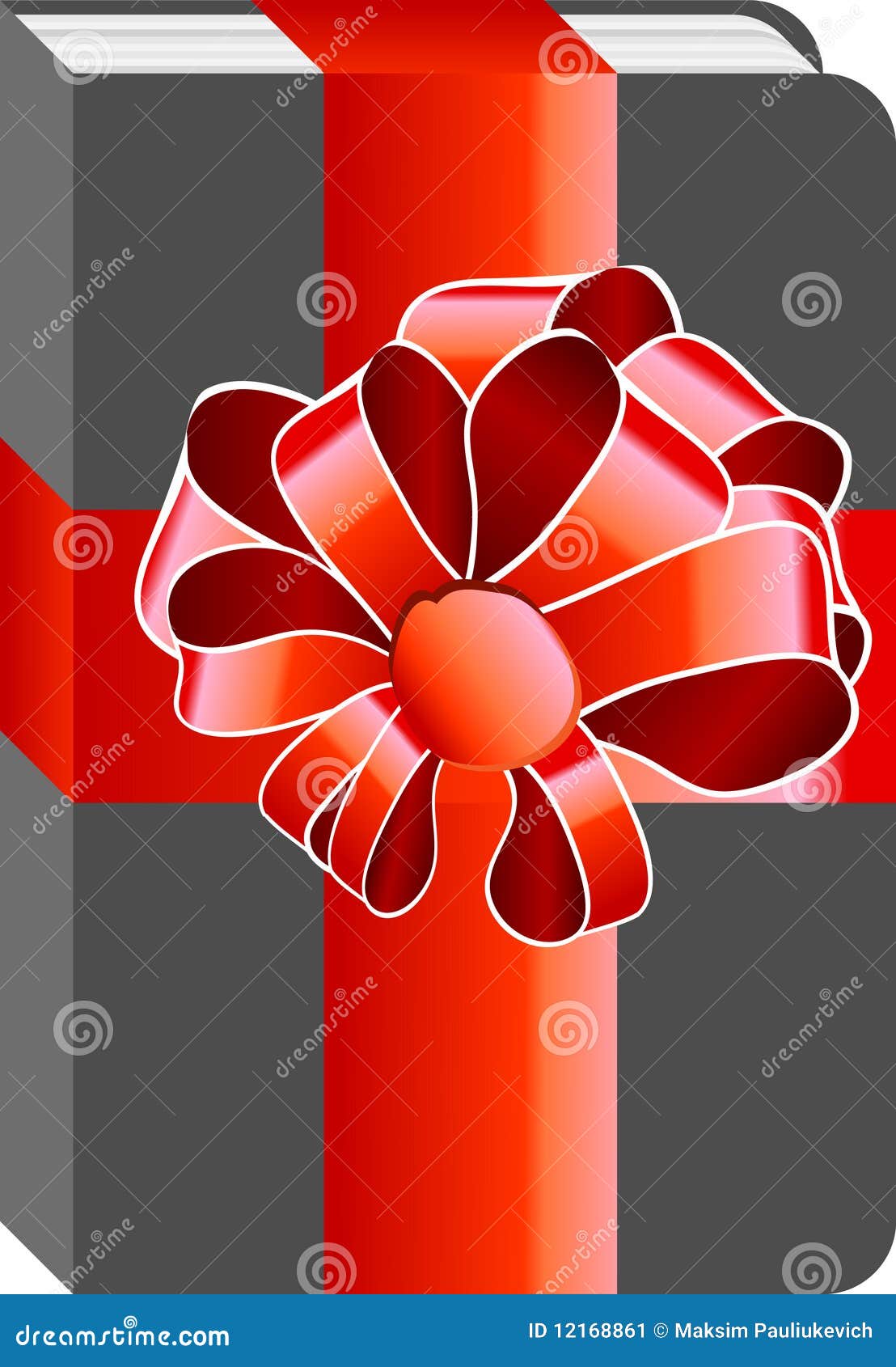 Books and bow stock vector. Illustration of textbook - 12168861