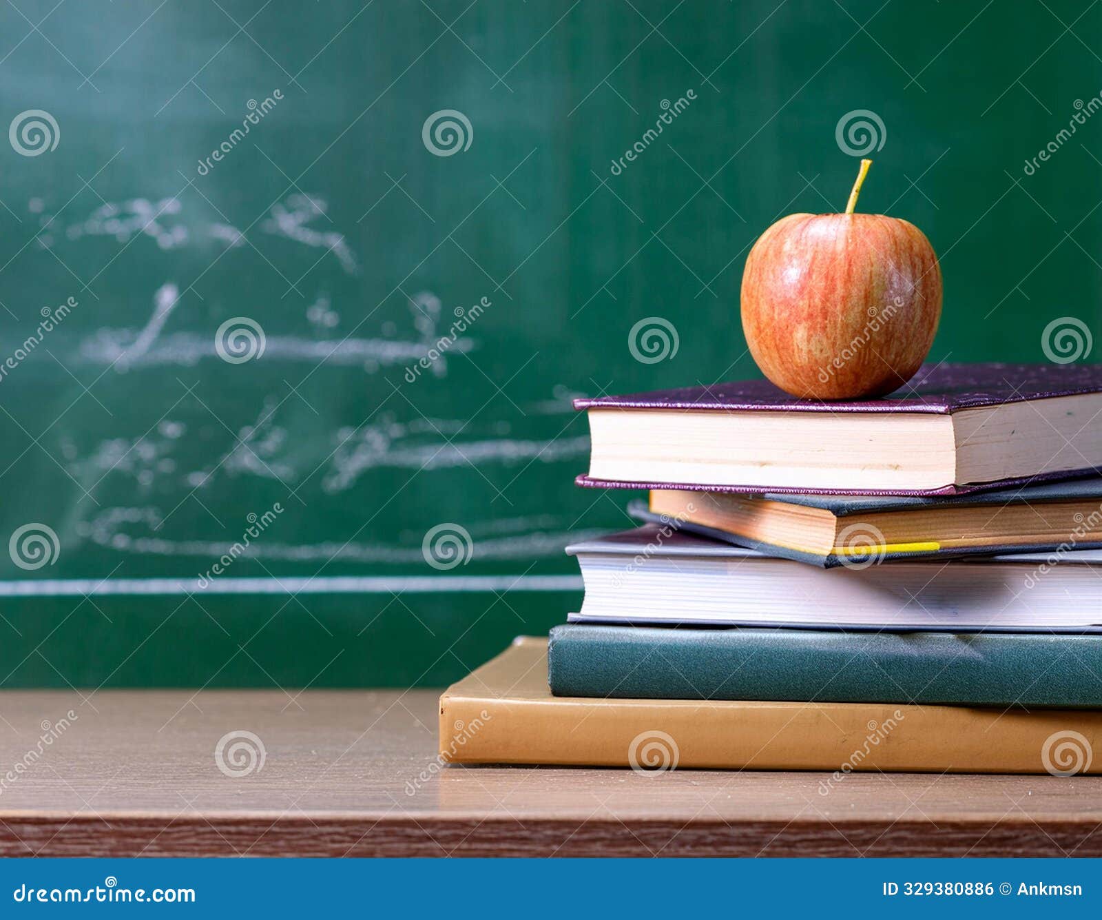 Books and a Chalkboard Representing the Classroom and Learning ...
