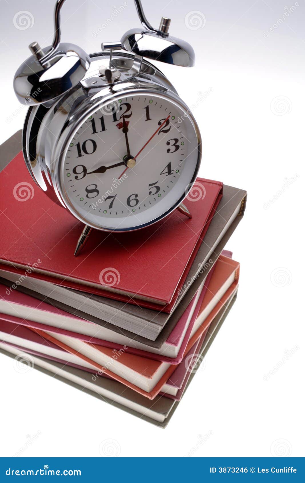 Books & clock stock photo. Image of close, appointment - 3873246