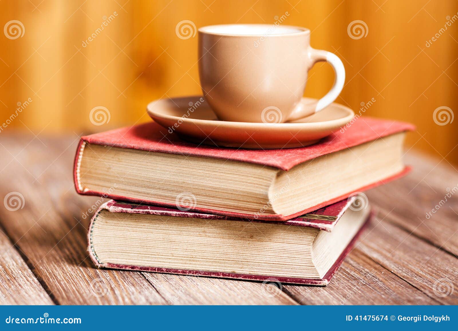 Books and a coffee cup stock photo. Image of love, page - 41475674