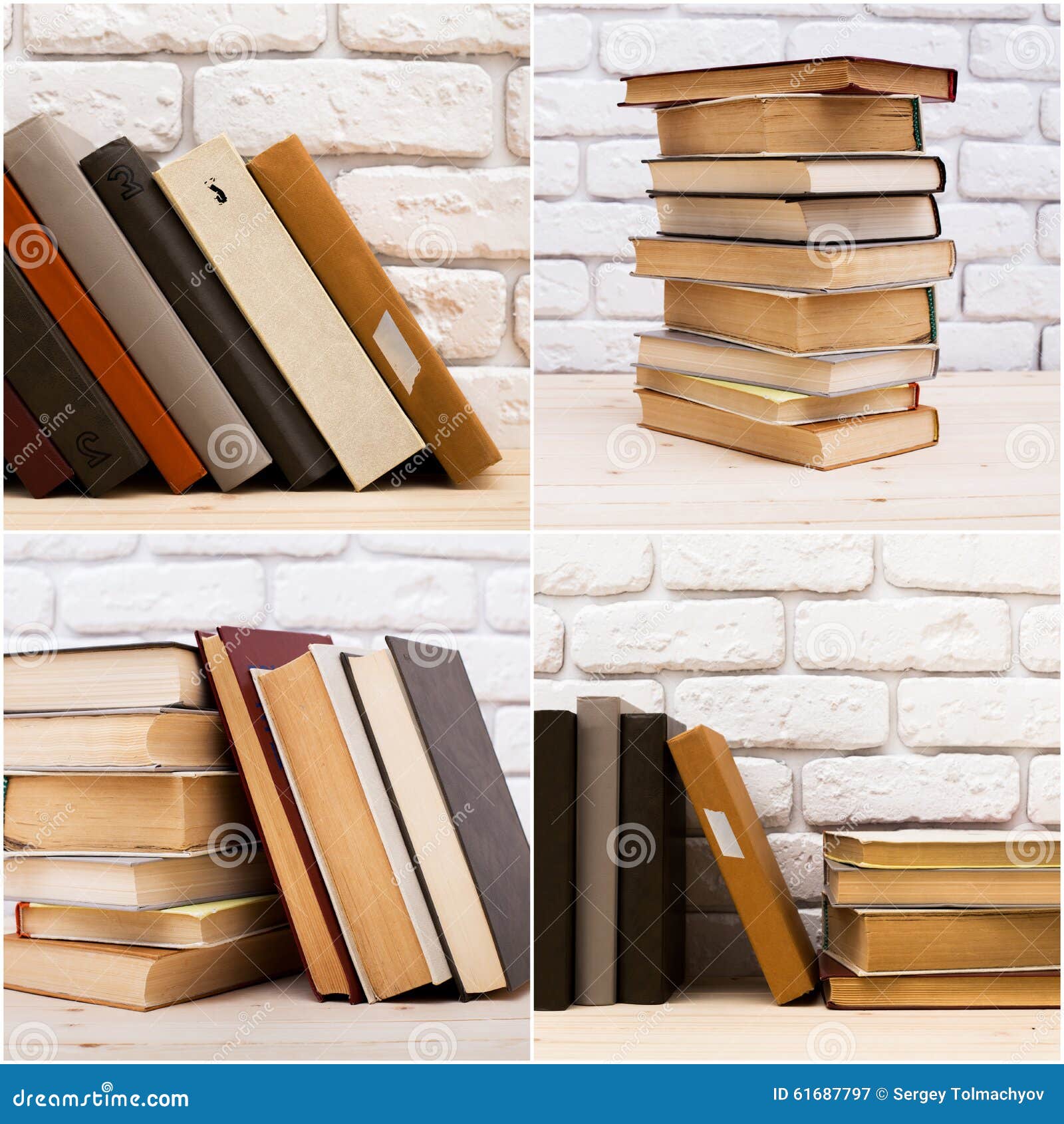Books Collage Royalty-Free Stock Photography | CartoonDealer.com #61687037