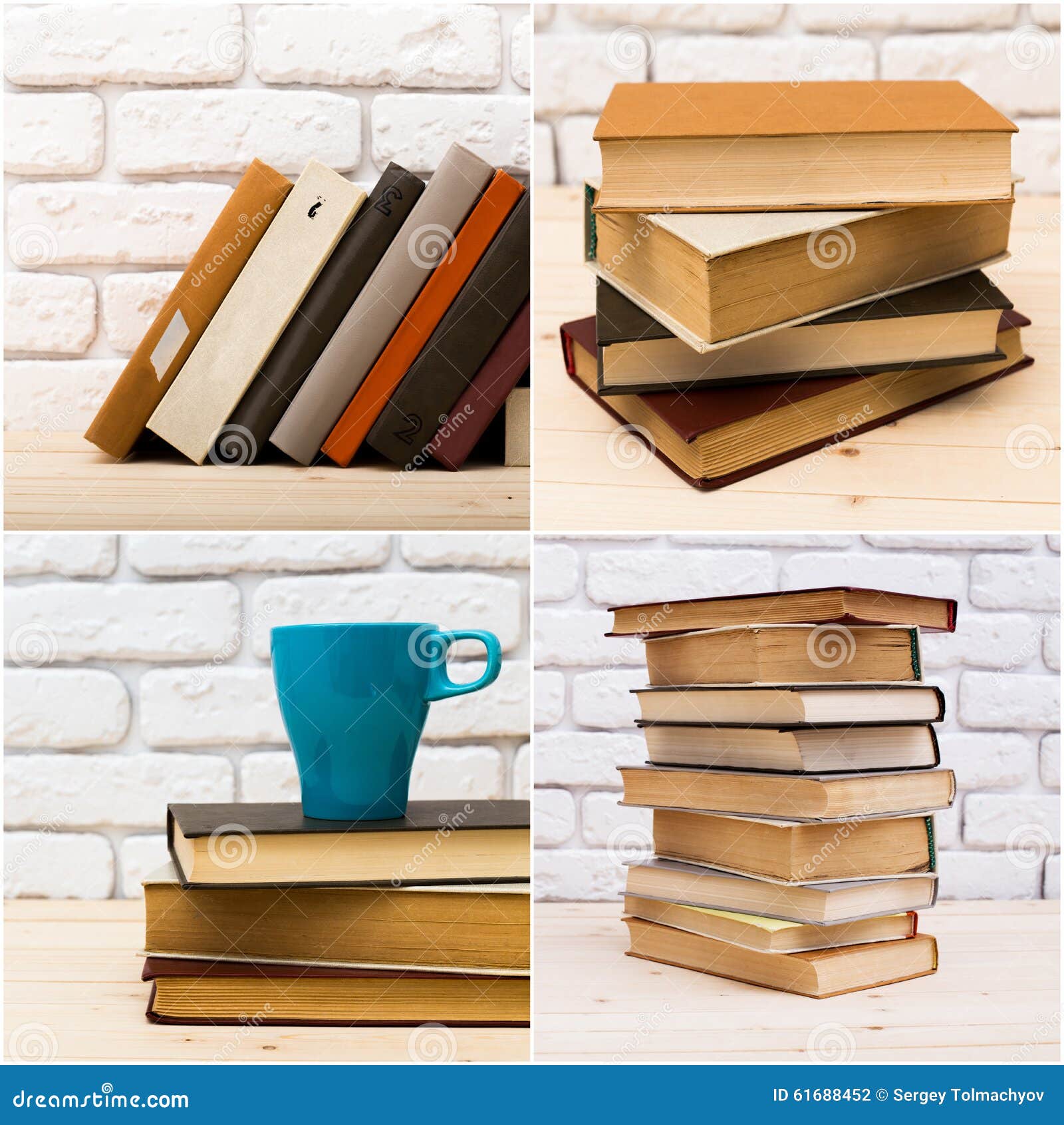 Books Collage Royalty-Free Stock Photography | CartoonDealer.com #61687037