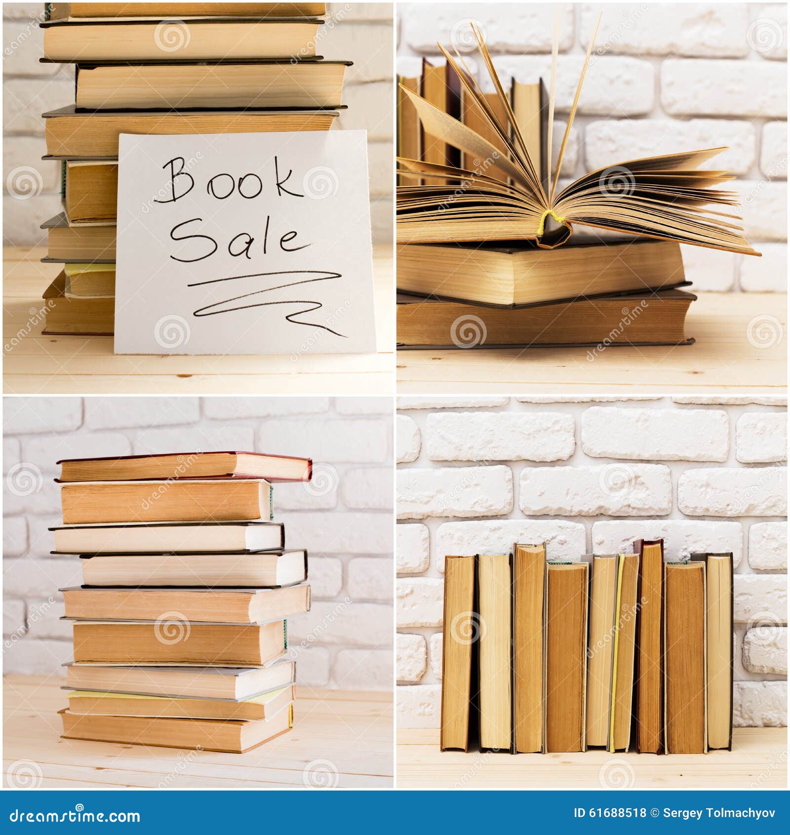 Books Collage Royalty-Free Stock Photography | CartoonDealer.com #61687037