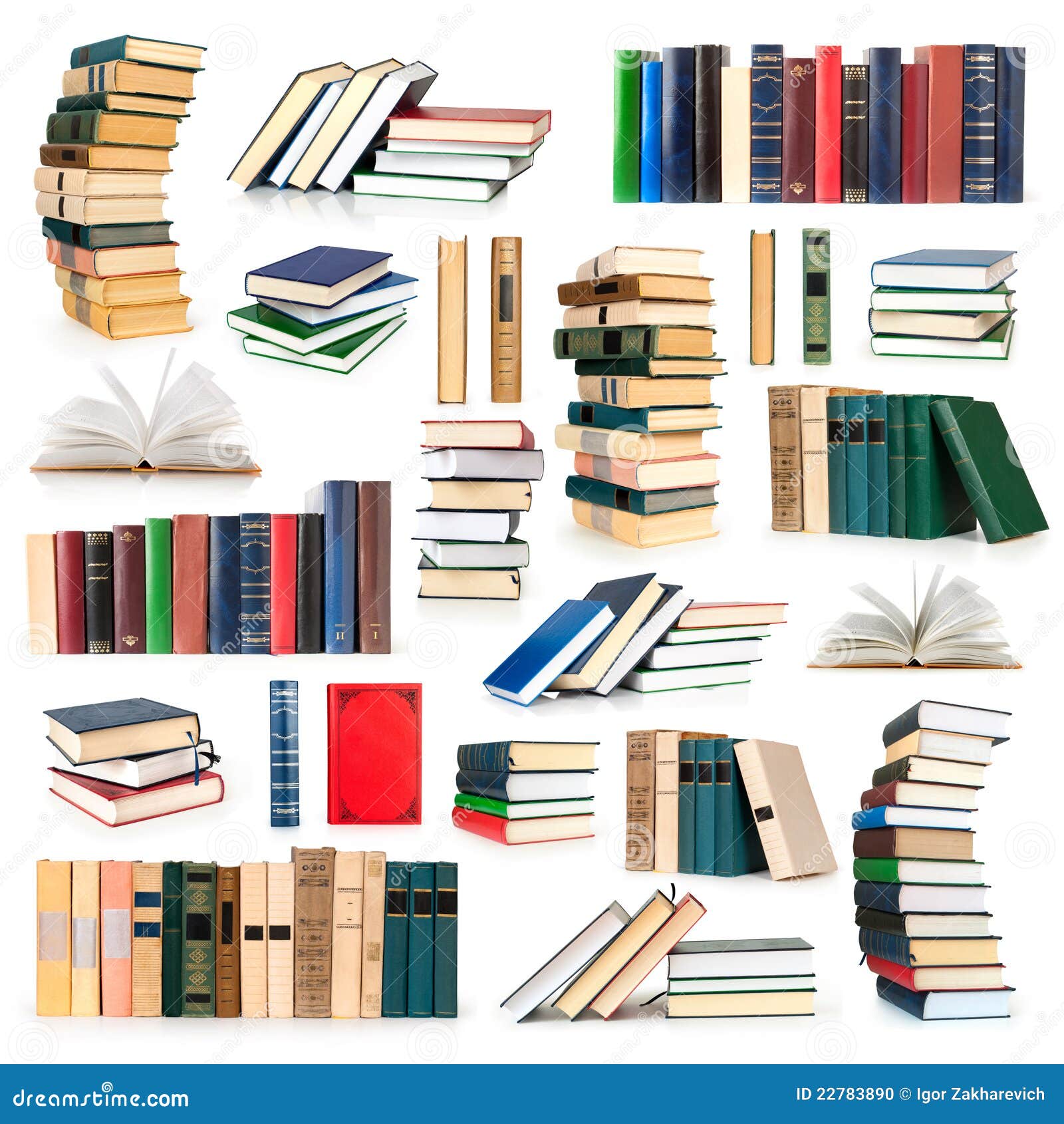 Books collection stock photo. Image of heap, escribir - 22783890