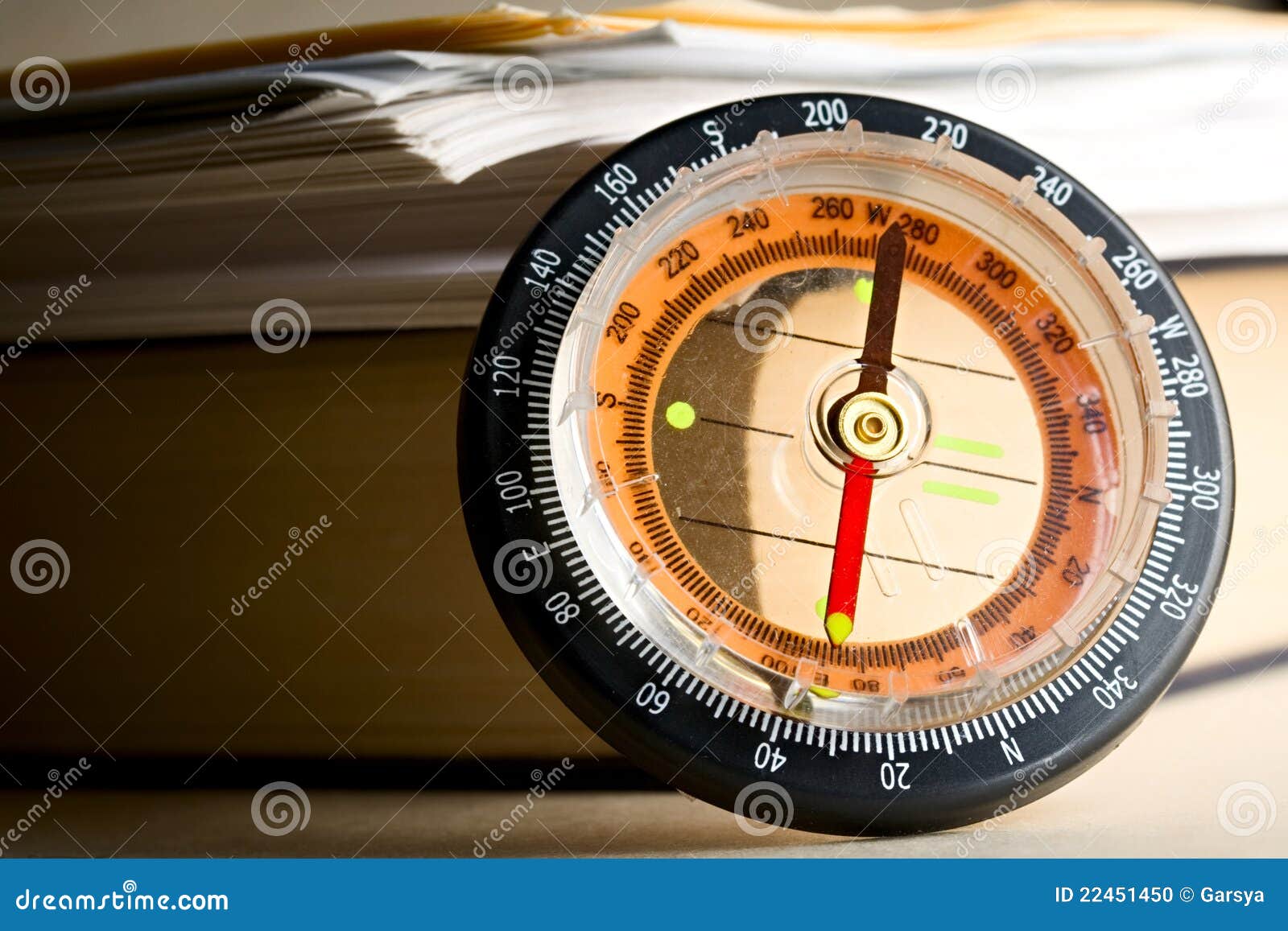Books with compass stock photo. Image of compass, research - 22451450